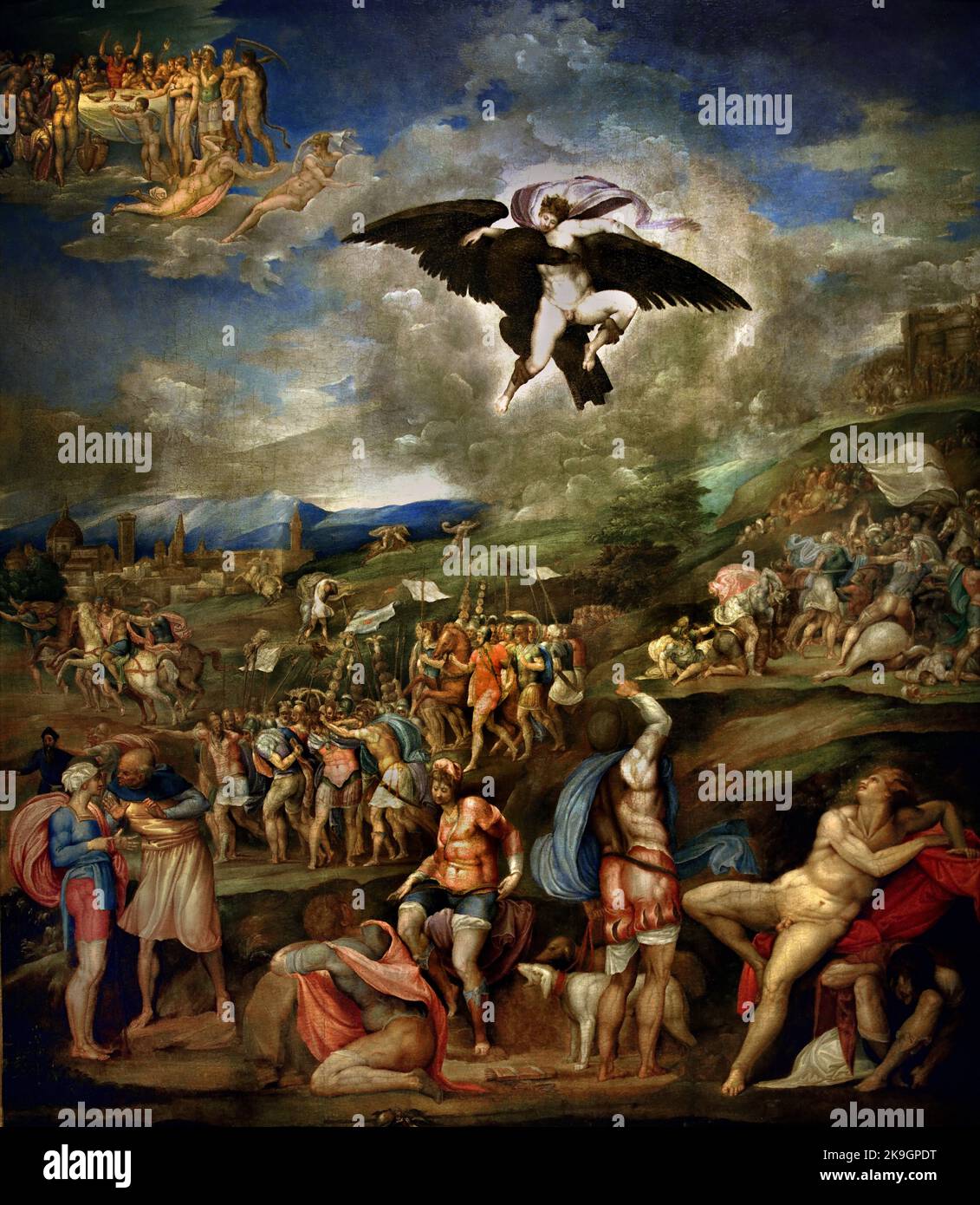 Battle of Montemurlo, 1537 Battista Franco said Semolei 1510-1561 ...