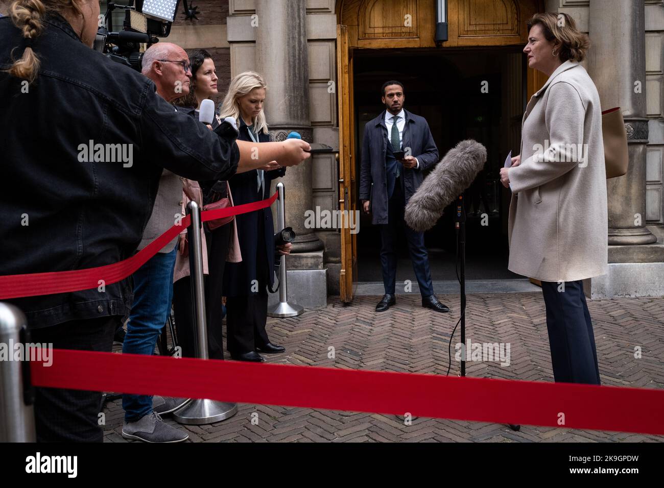Netherlands, The Hague on 2022-09-22. Arrival of the cabinet at the ...