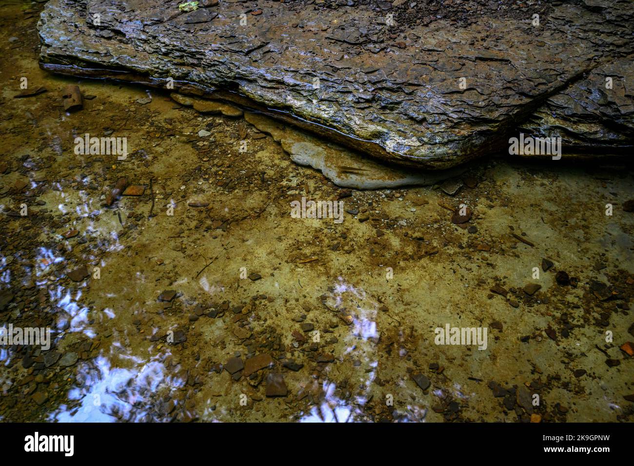 Chestnut Ridge Park Eternal Flame Falls Trail Stock Photo - Alamy
