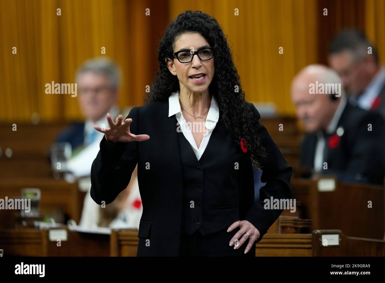 Canada. 28th Oct, 2022. Liberal MP for Outremont Rachel Bendayan rises ...