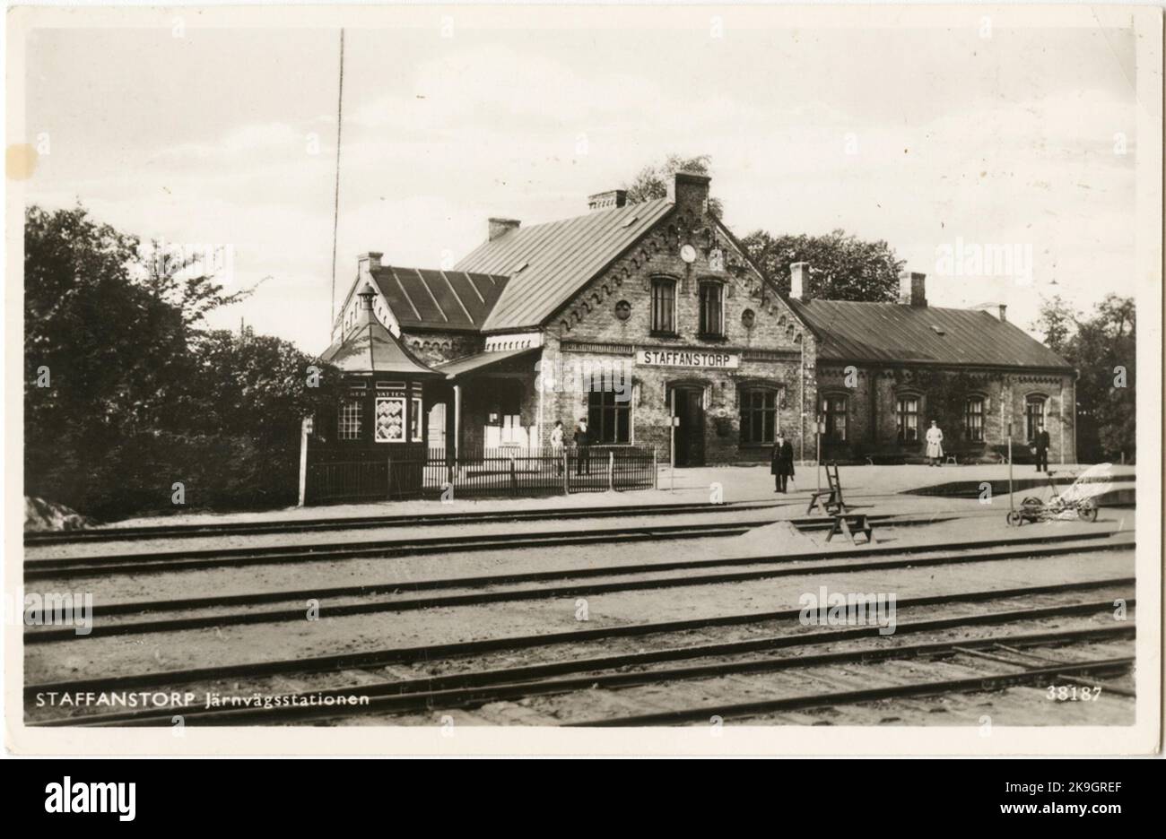 Staffanstorp Railway Station Stock Photo - Alamy