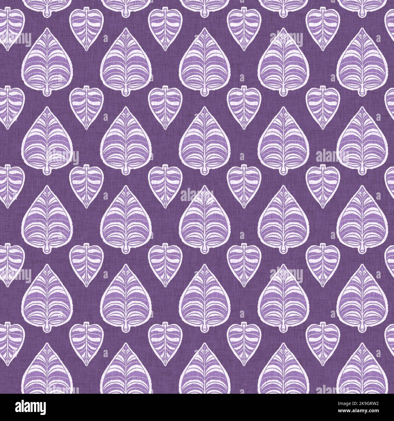 Gender neutral purple botanical foliage seamless raster background ...