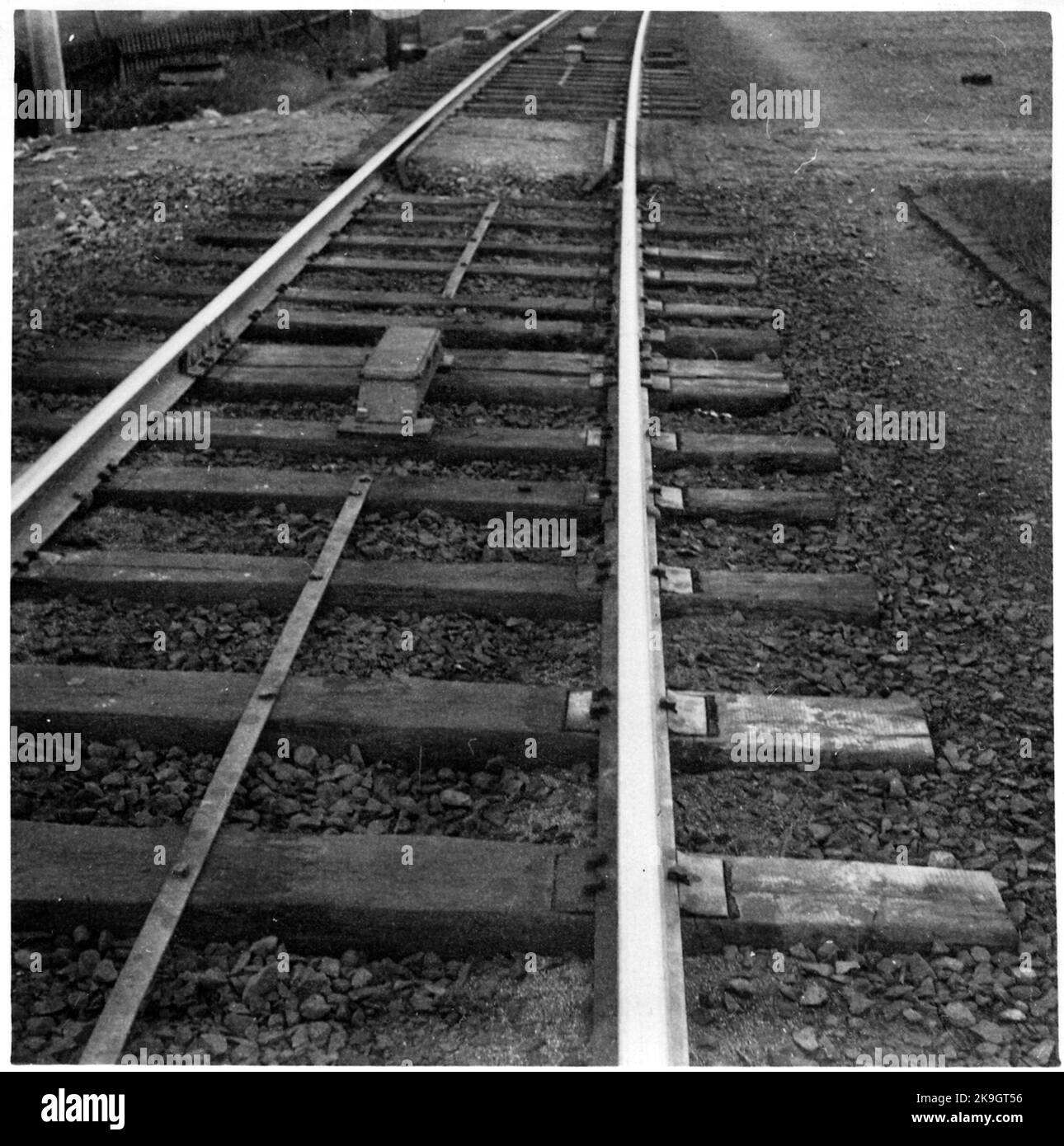 Train stop at station Cut Out Stock Images & Pictures - Alamy
