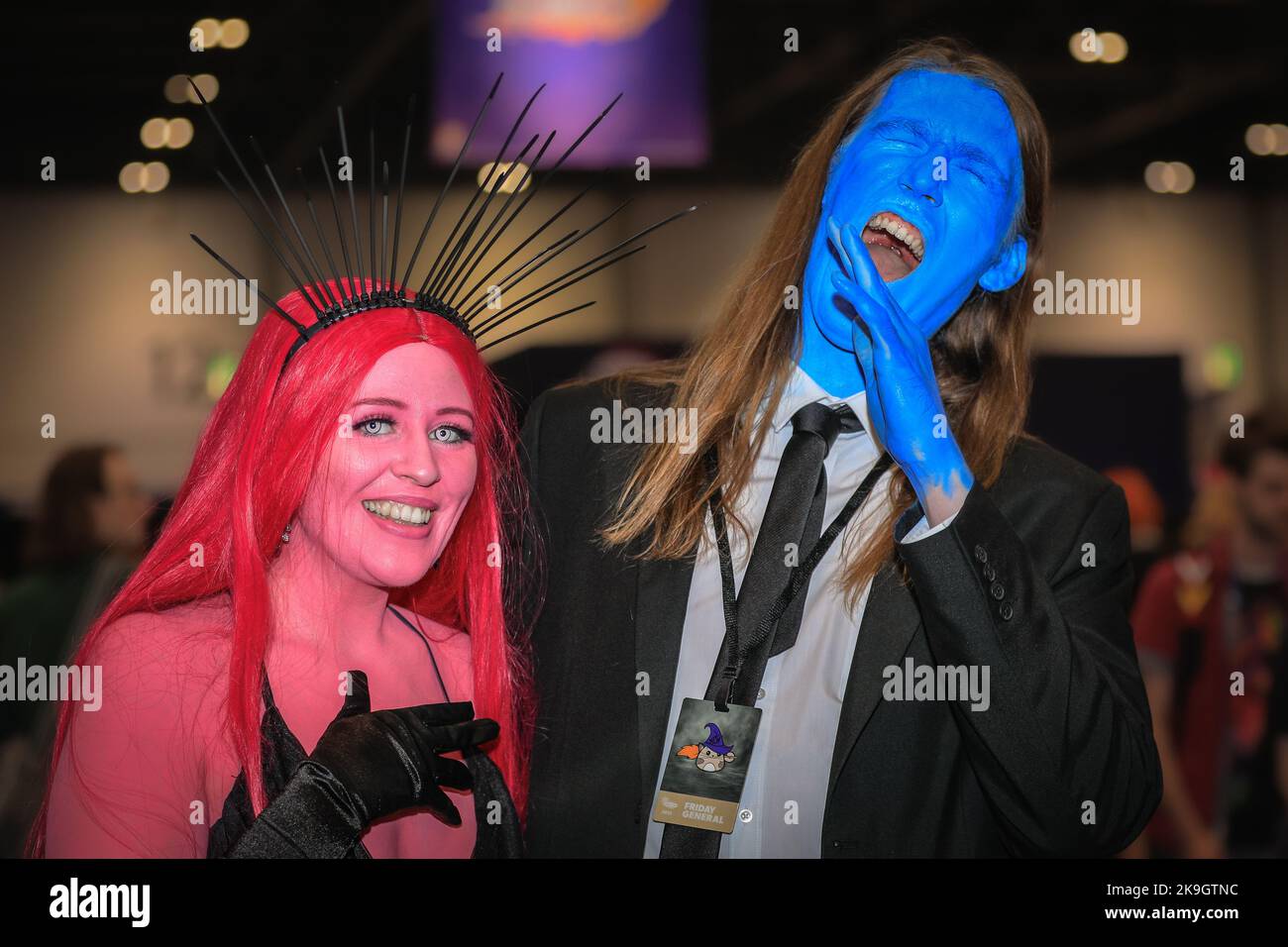 London, UK. 28th Oct, 2022. Persephone and Hades from Webtoon Comic ...