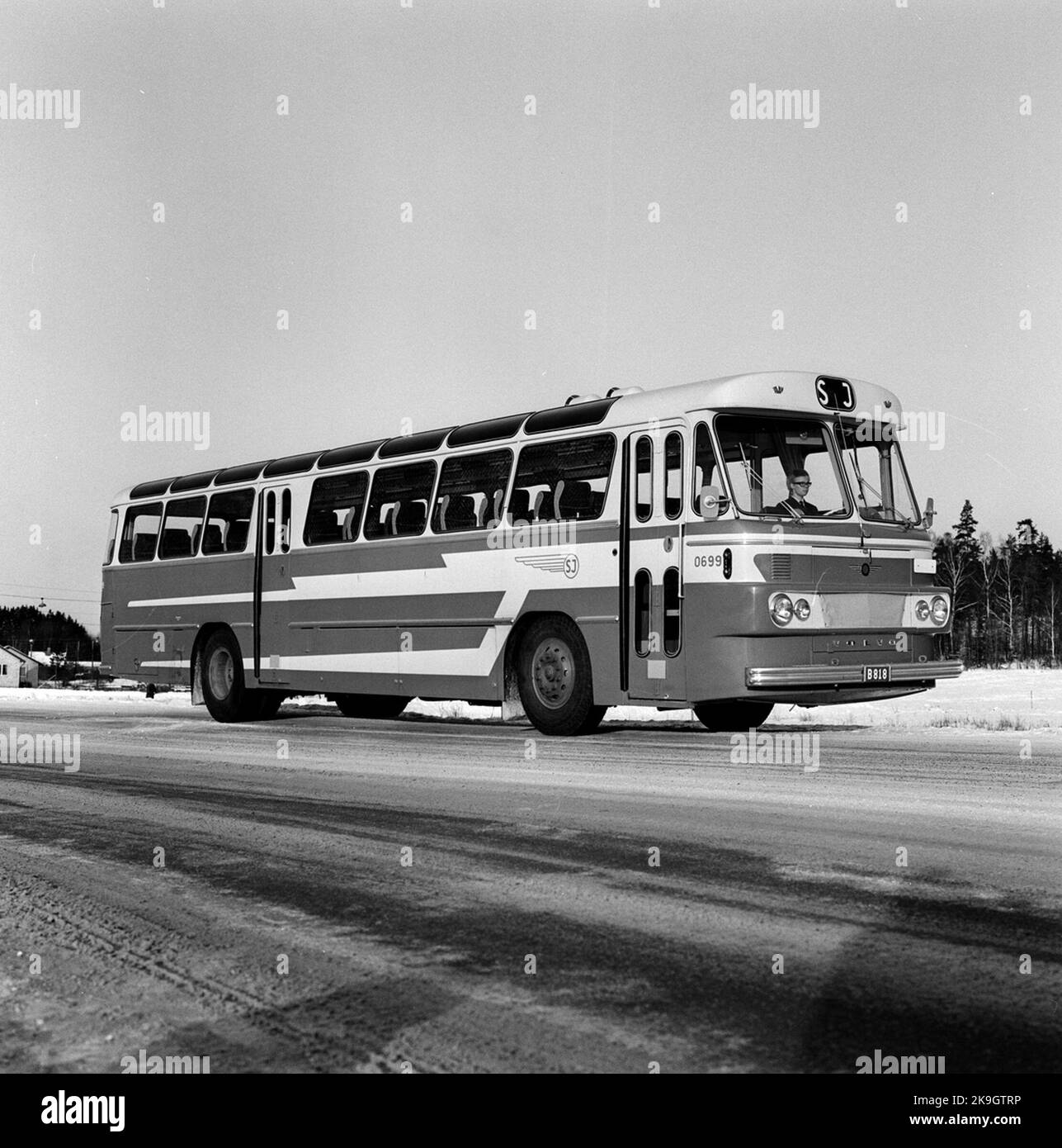 State Railways, SJ Bus Stock Photo - Alamy