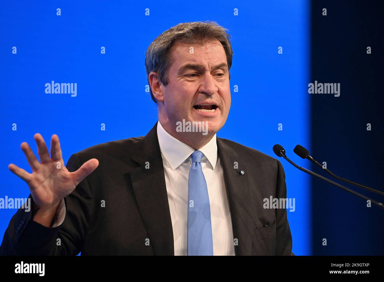 Markus SOEDER (Prime Minister of Bavaria and CSU Chairman), speech ...