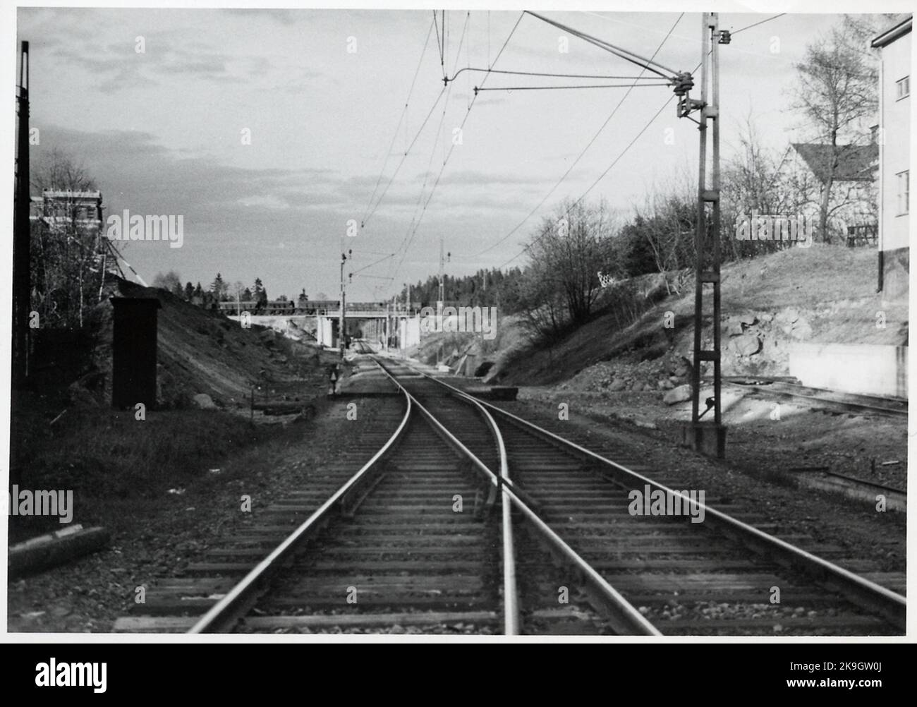 Railway in Flen Stock Photo - Alamy