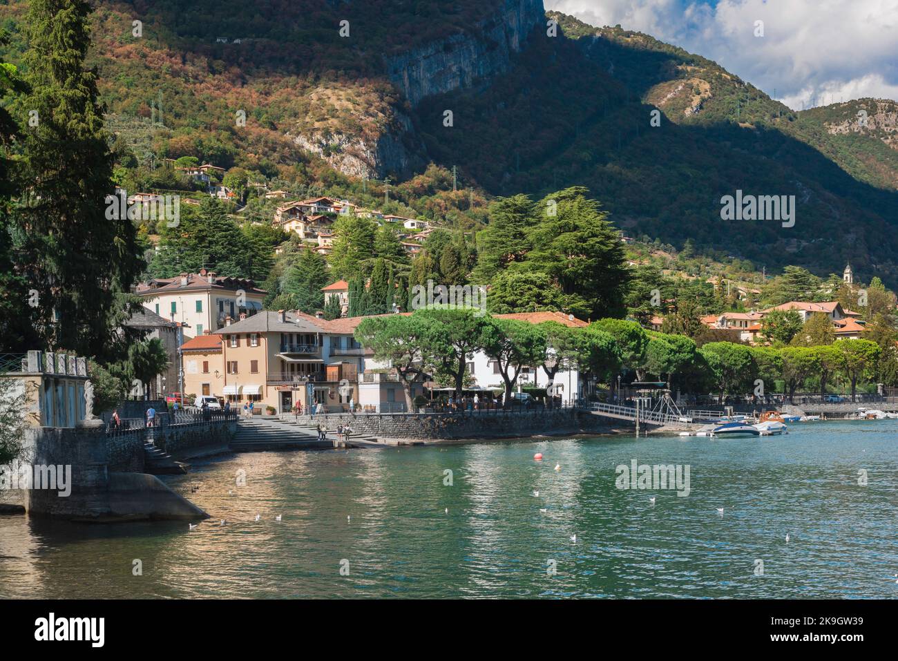 Lenno village in the sunshine hi-res stock photography and images - Alamy