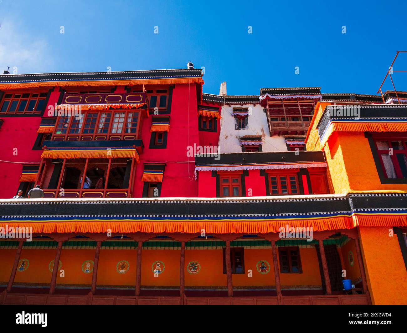 Ladakh, India - June 18,2022 : Thikse Gompa or Thikse Monastery is the ...