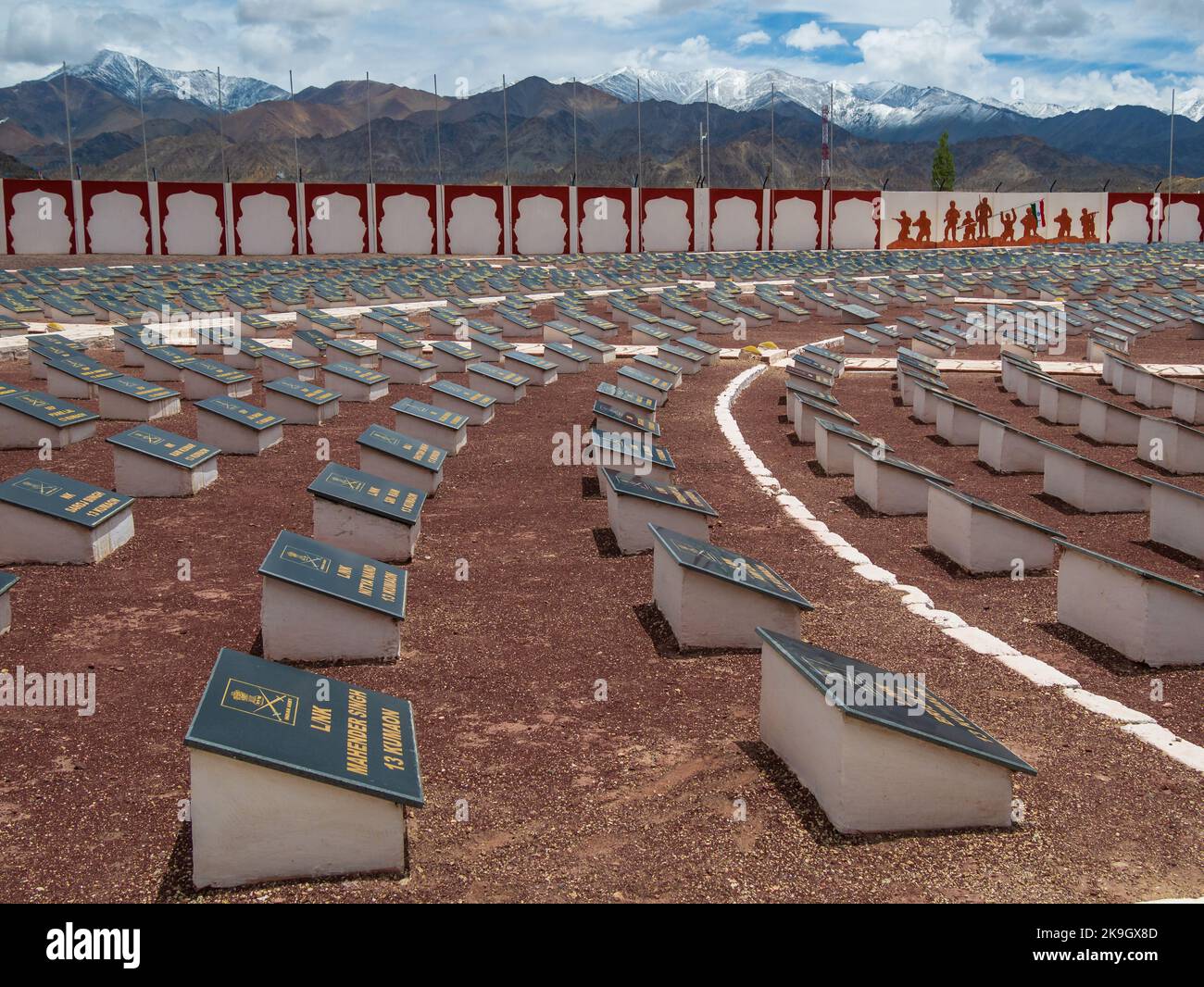 Ladakh, India - June 18, 2022 : A place of remembrance for the martyrs ...