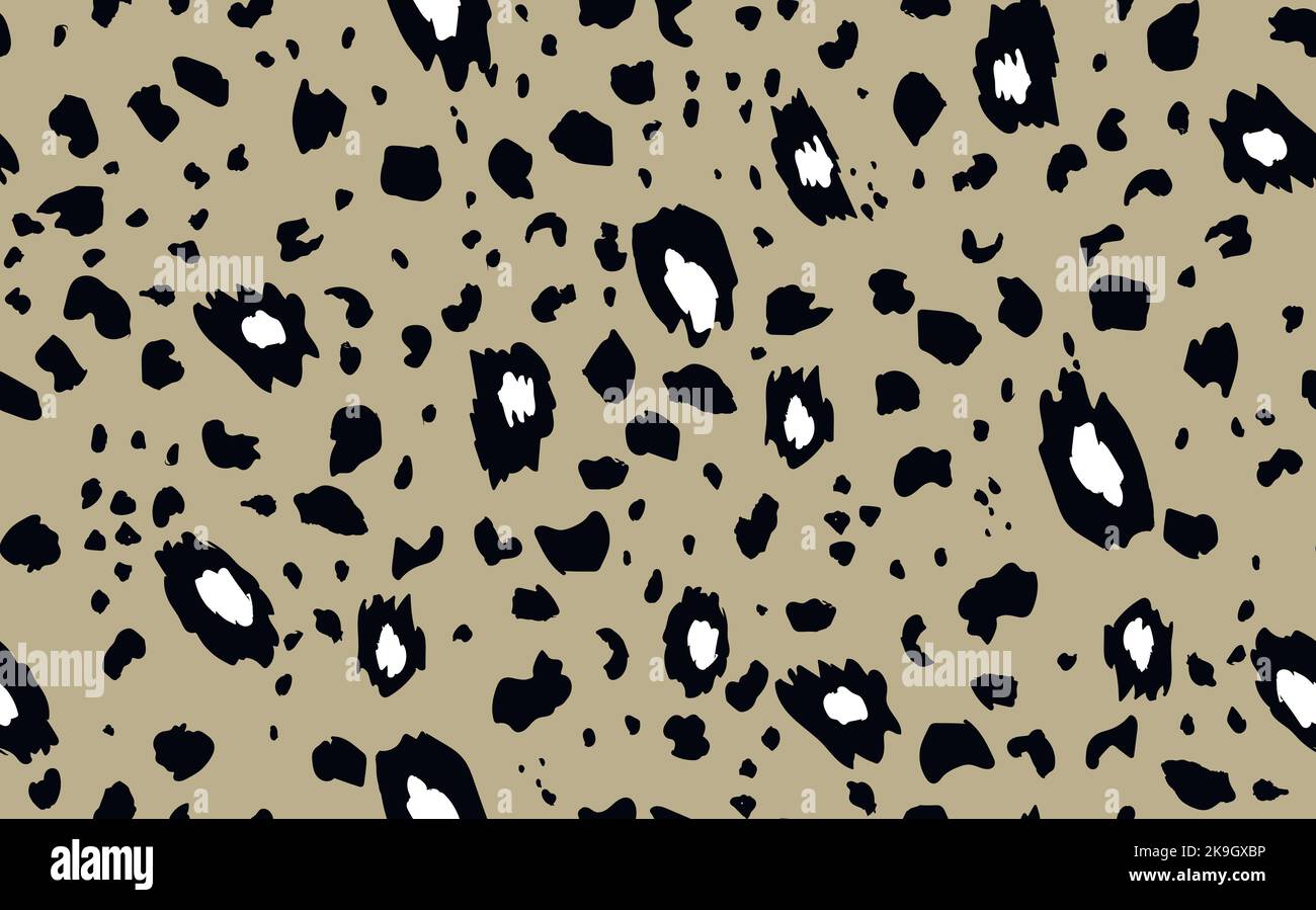 Abstract modern leopard seamless pattern. Animals trendy background ...