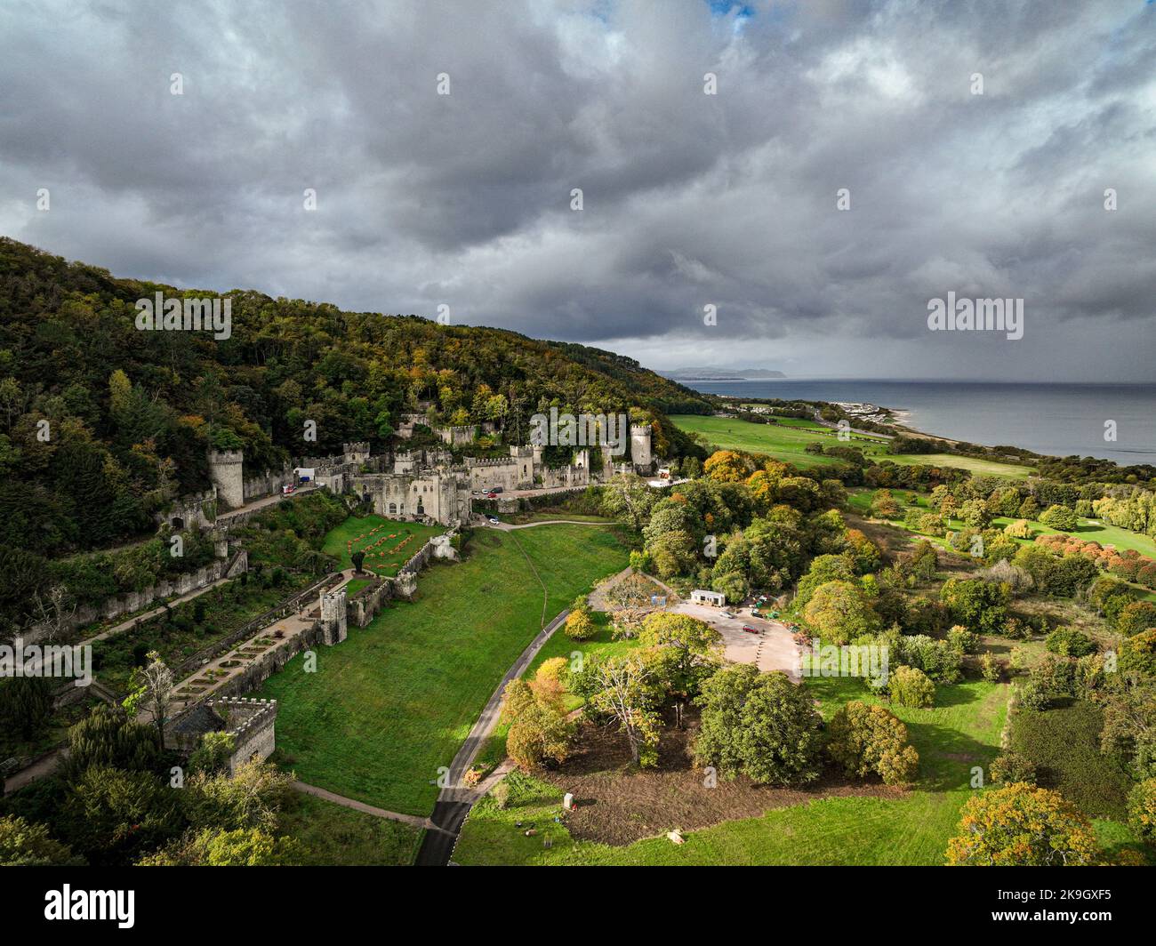 Gwrych castle hi-res stock photography and images - Alamy