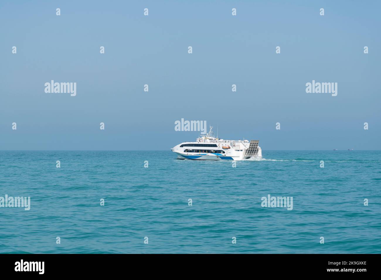 Shannah Masirah vessel, ferry boat, going from Masirah Island to ...