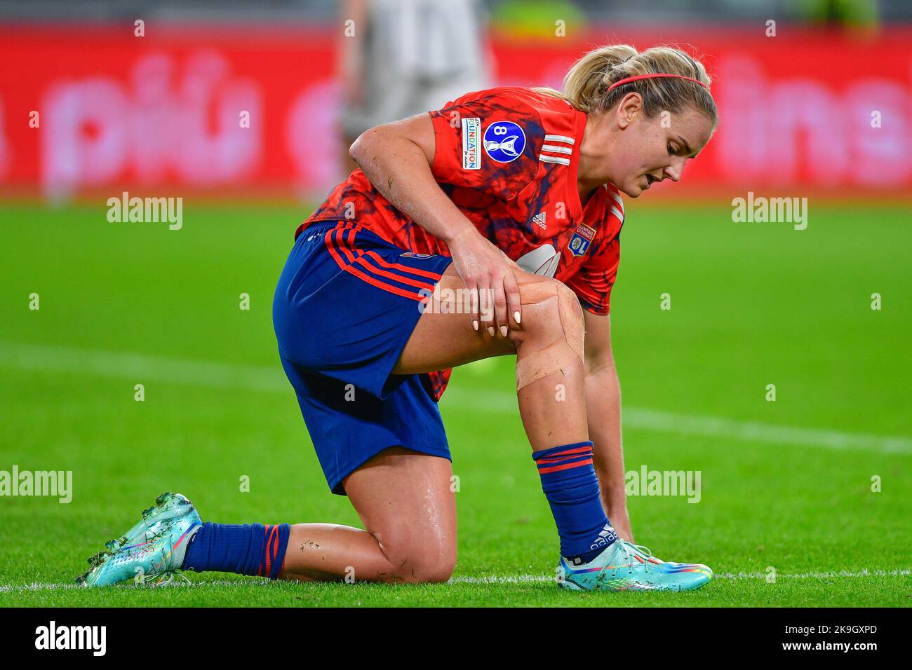 Turin Italy 27th Oct 2022 Lindsey Horan 26 Of Olympique Lyon Seen