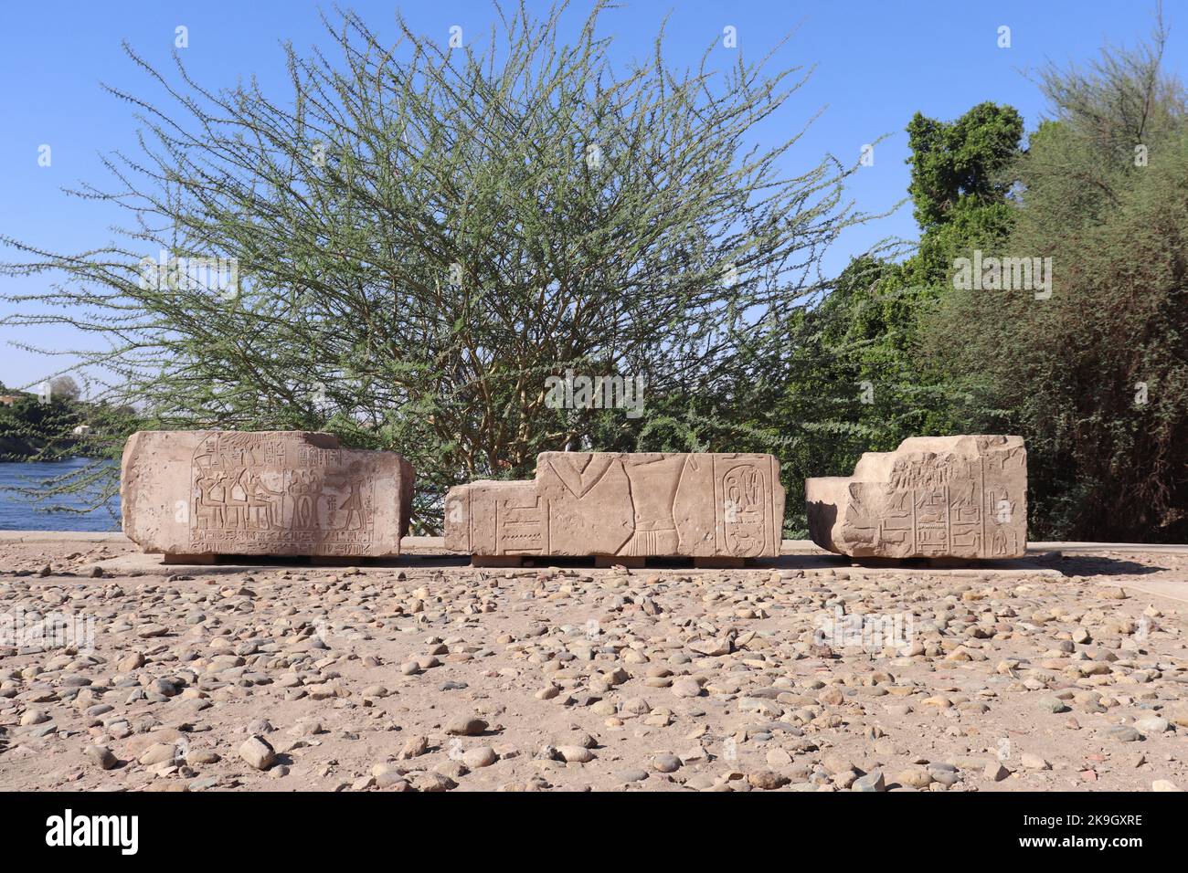 Satet temple on Elephantine island in Aswan, Egypt Stock Photo - Alamy