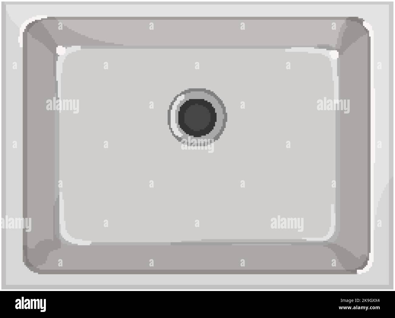 bath sink ceramic cartoon vector illustration Stock Vector Image & Art ...
