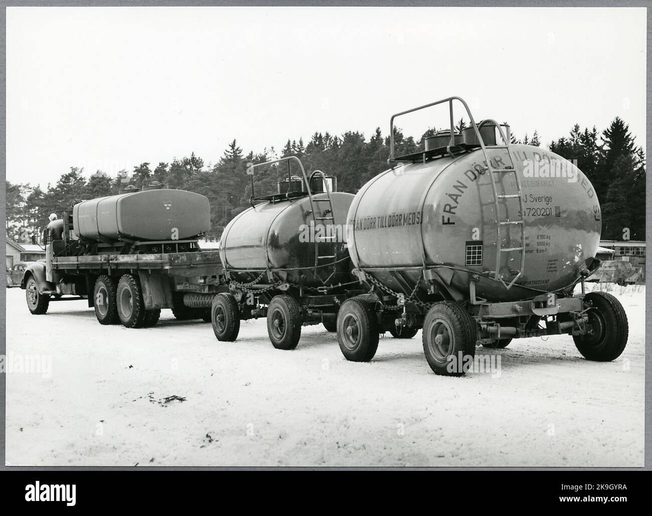 Transport of large -scale staple on cargo truck Stock Photo - Alamy