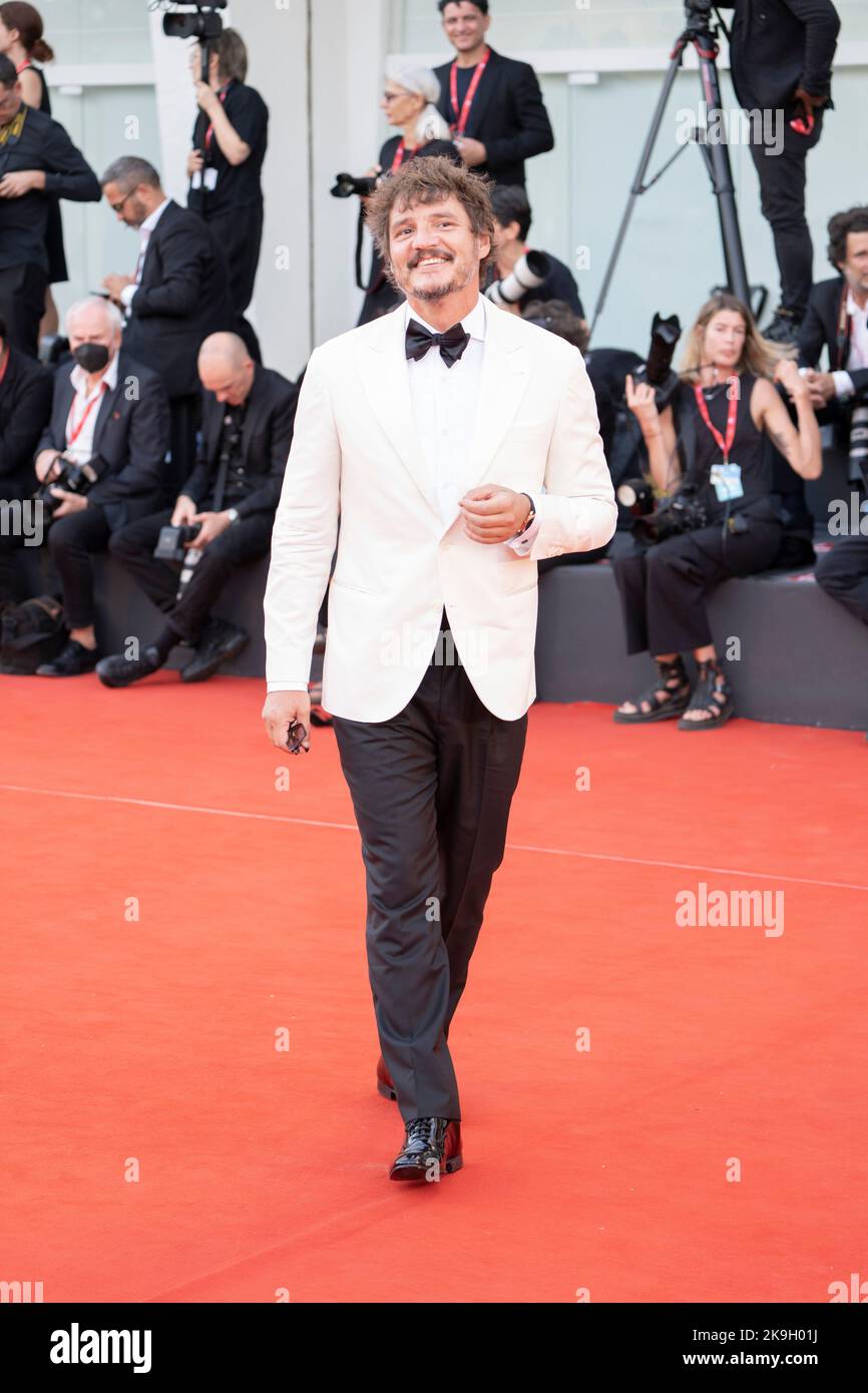 Lido di Venezia, Italy, September 3, 2022 - Pedro Pascal attends at red ...