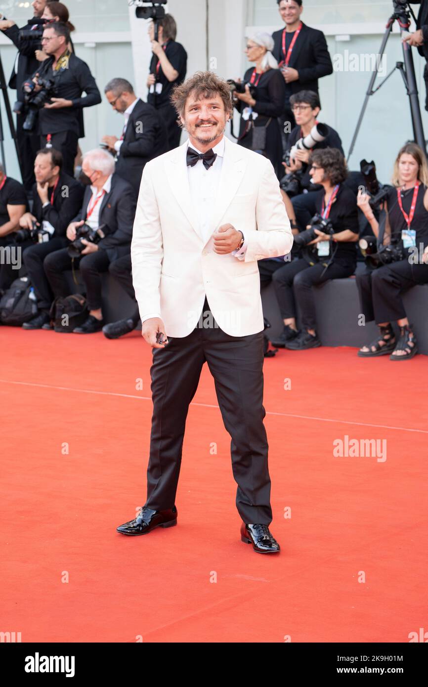 Lido di Venezia, Italy, September 3, 2022 - Pedro Pascal attends at red ...