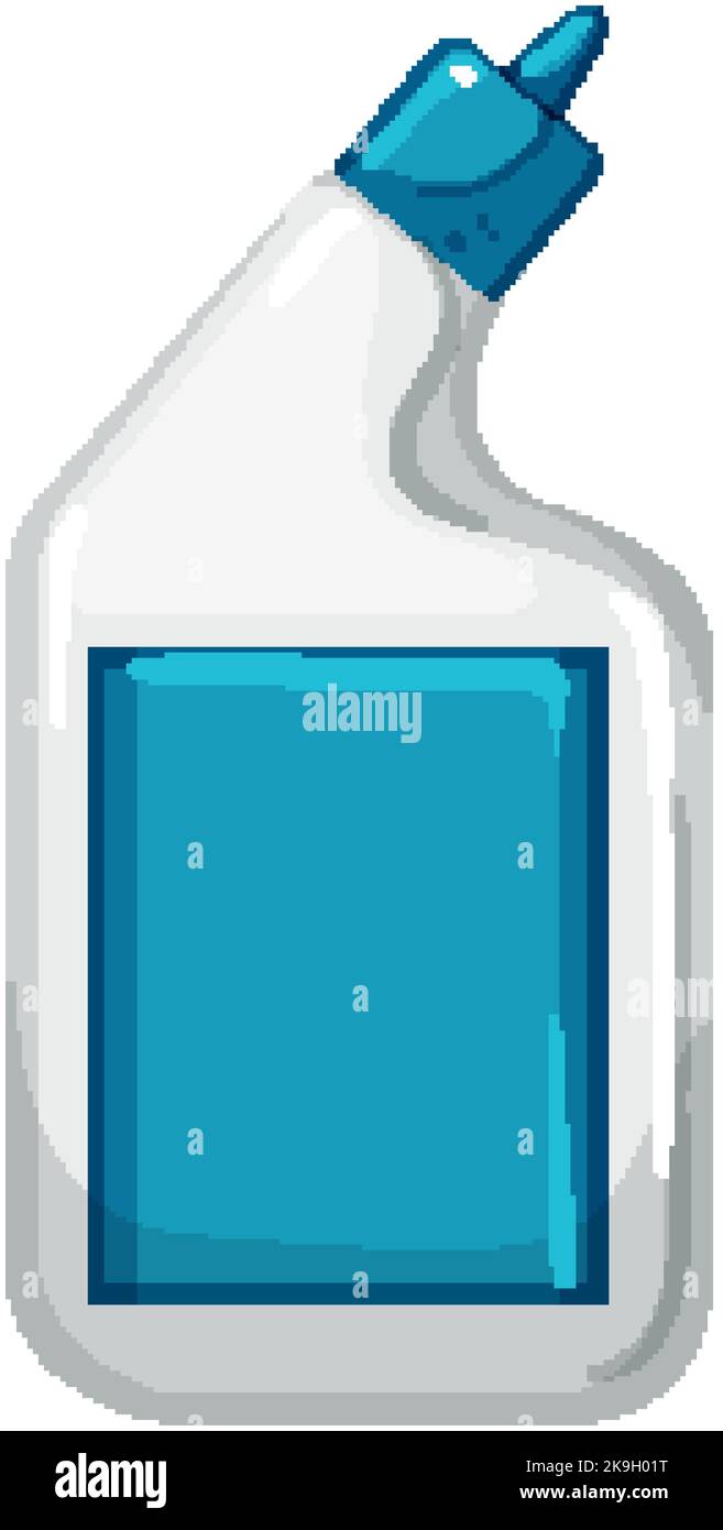 bathroom toilet cleaner cartoon vector illustration Stock Vector Image ...