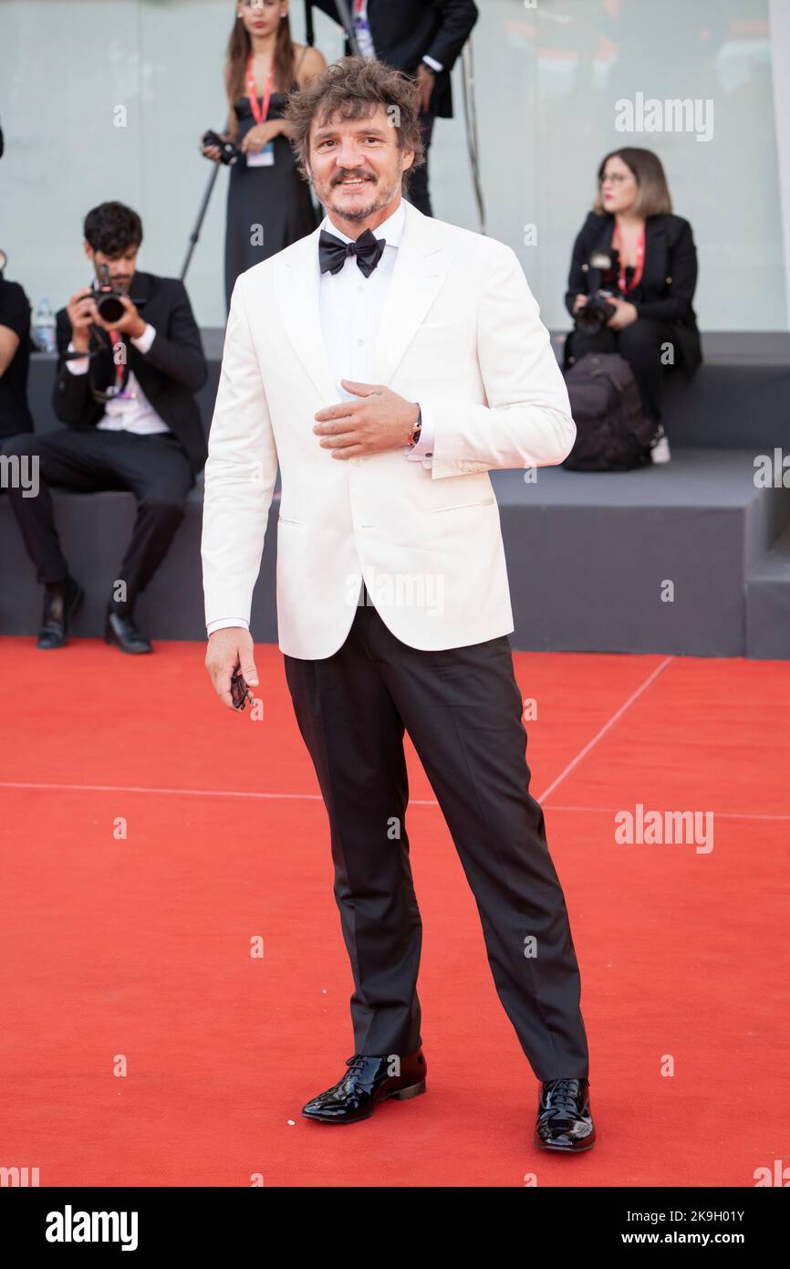 Lido di Venezia, Italy, September 3, 2022 - Pedro Pascal attends at red ...