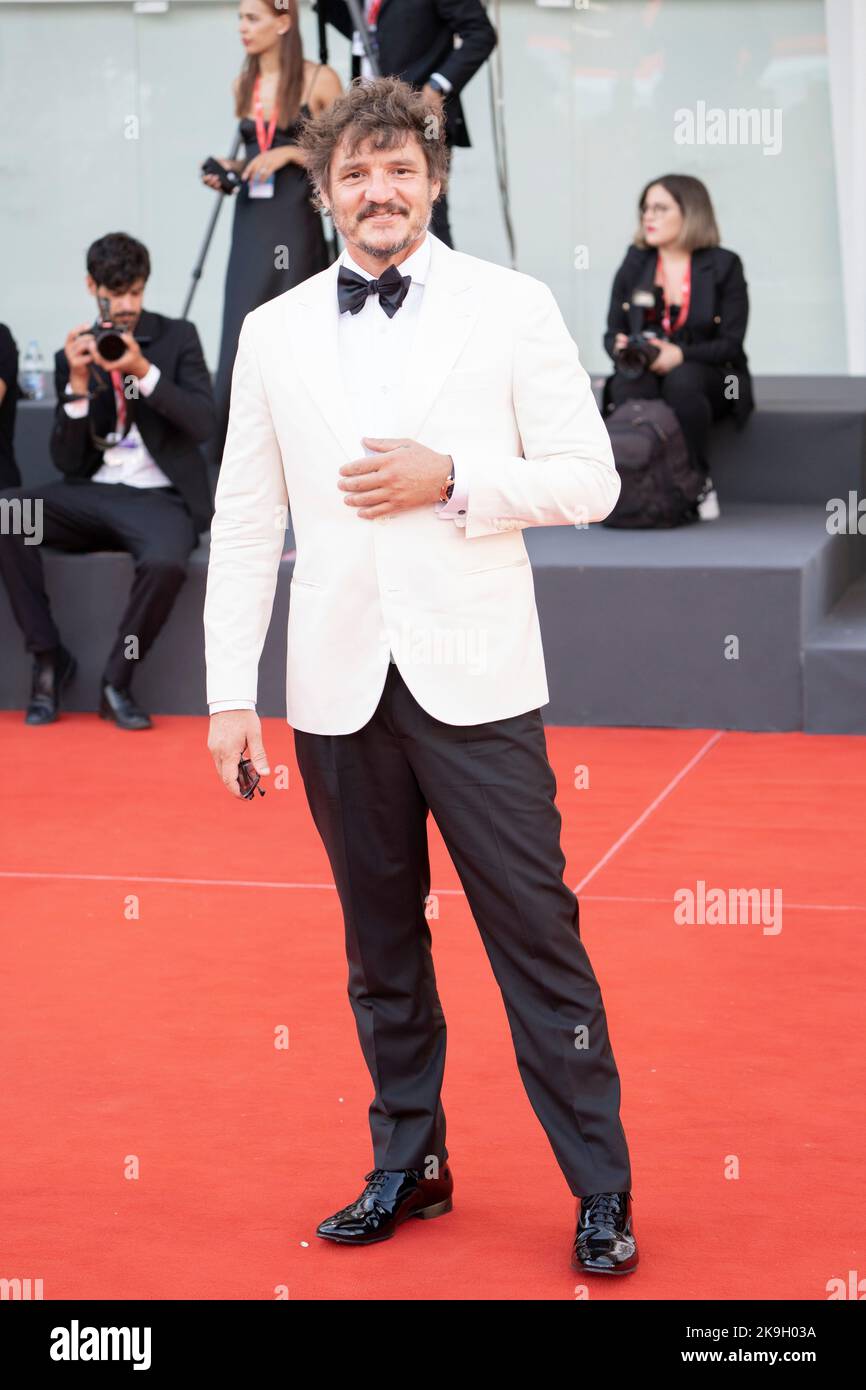 Lido di Venezia, Italy, September 3, 2022 - Pedro Pascal attends at red ...