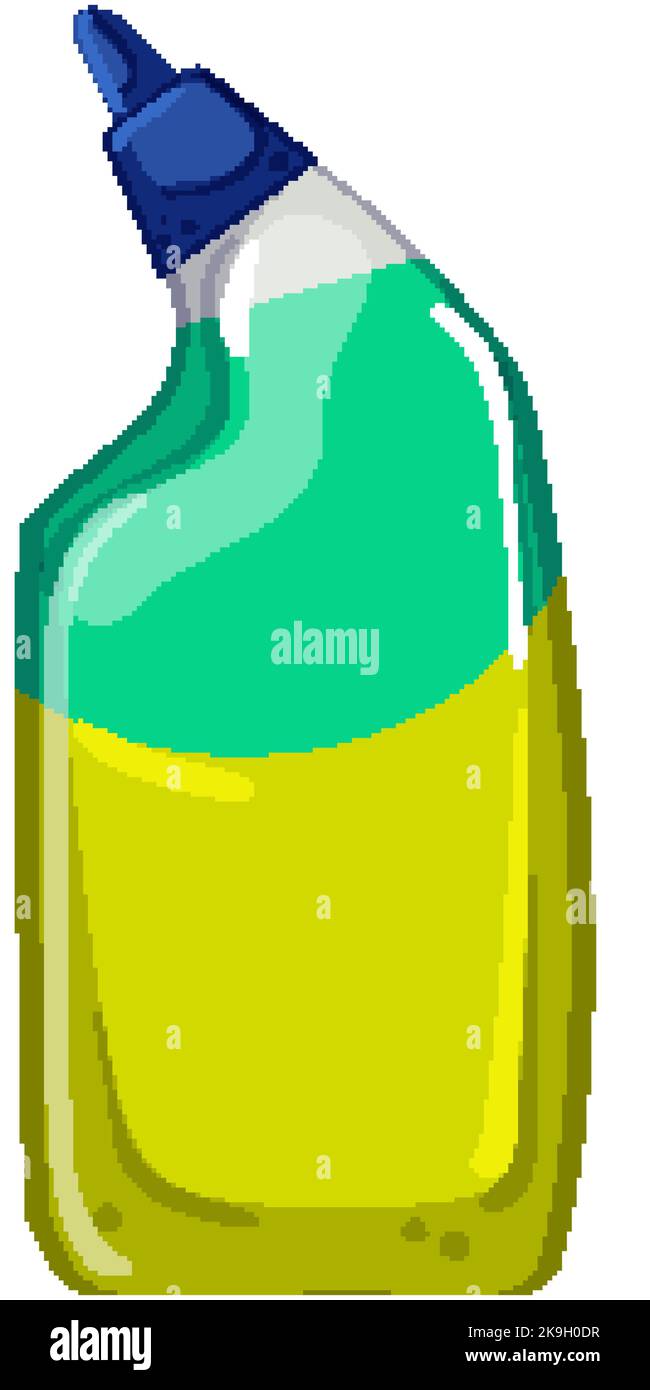 fresh toilet cleaner cartoon vector illustration Stock Vector Image ...