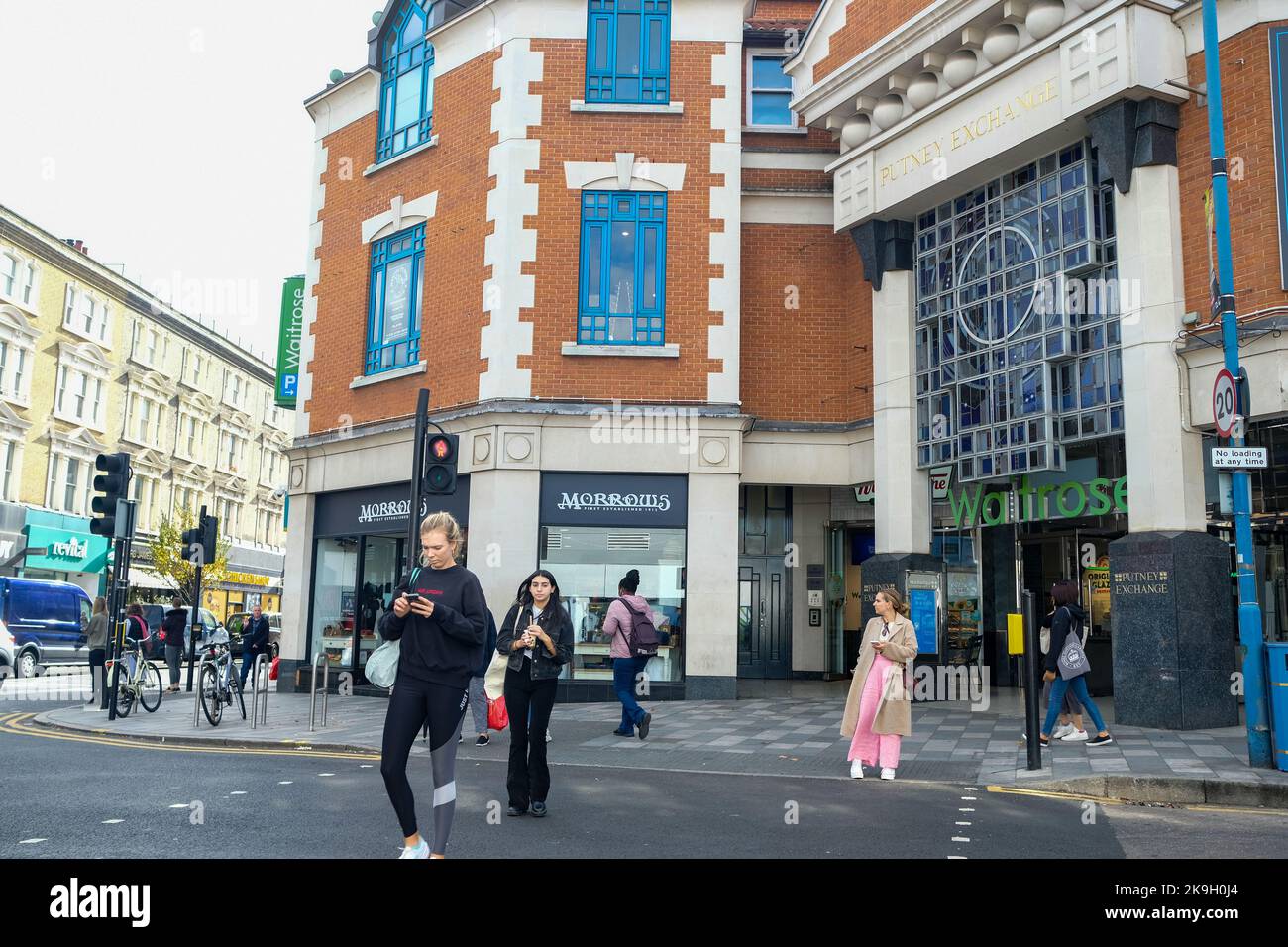 London- October 2022: Putney Exchange shopping centre in Putney south ...
