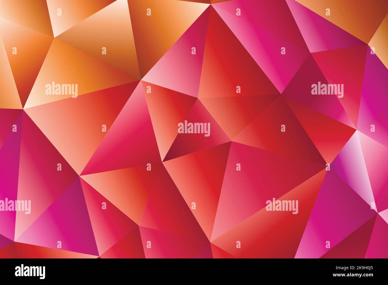 Polygonal rainbow mosaic background. Abstract low poly vector ...