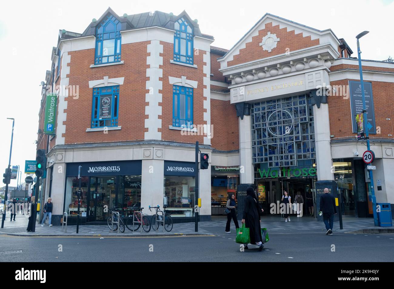 London- October 2022: Putney Exchange shopping centre in Putney south ...