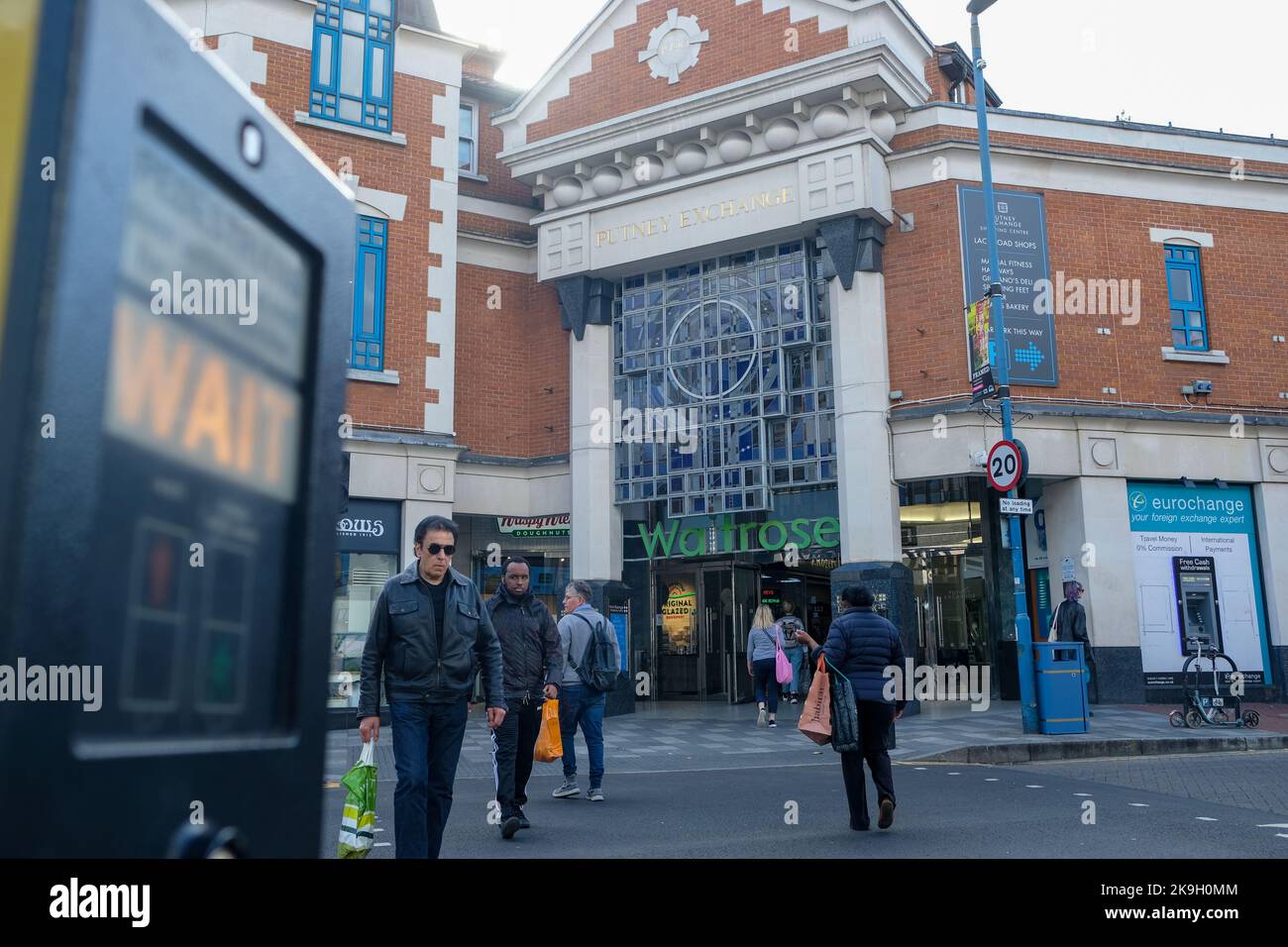 London- October 2022: Putney Exchange shopping centre in Putney south ...