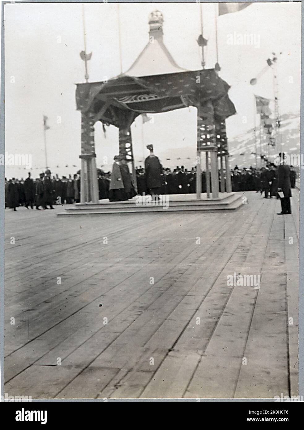 Inauguration at the national border of the railway Stock Photo - Alamy