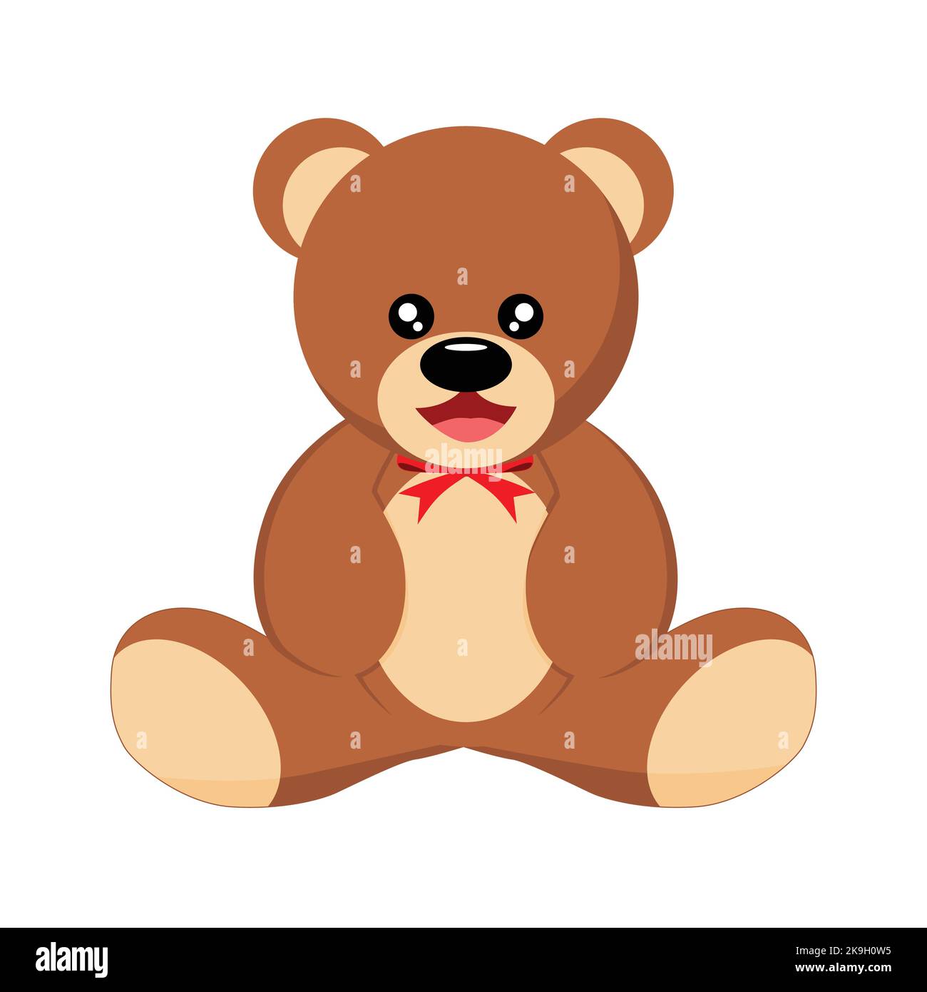Teddy bear toy cartoon vector illustration graphic design Stock Vector ...