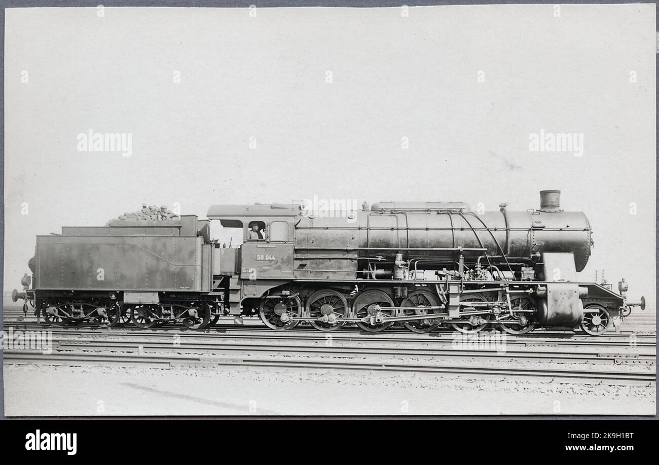 Deutsche Reichsbahn, DR 59 044. Loket Byggdes 1924 AV Maschinenfabrik ...