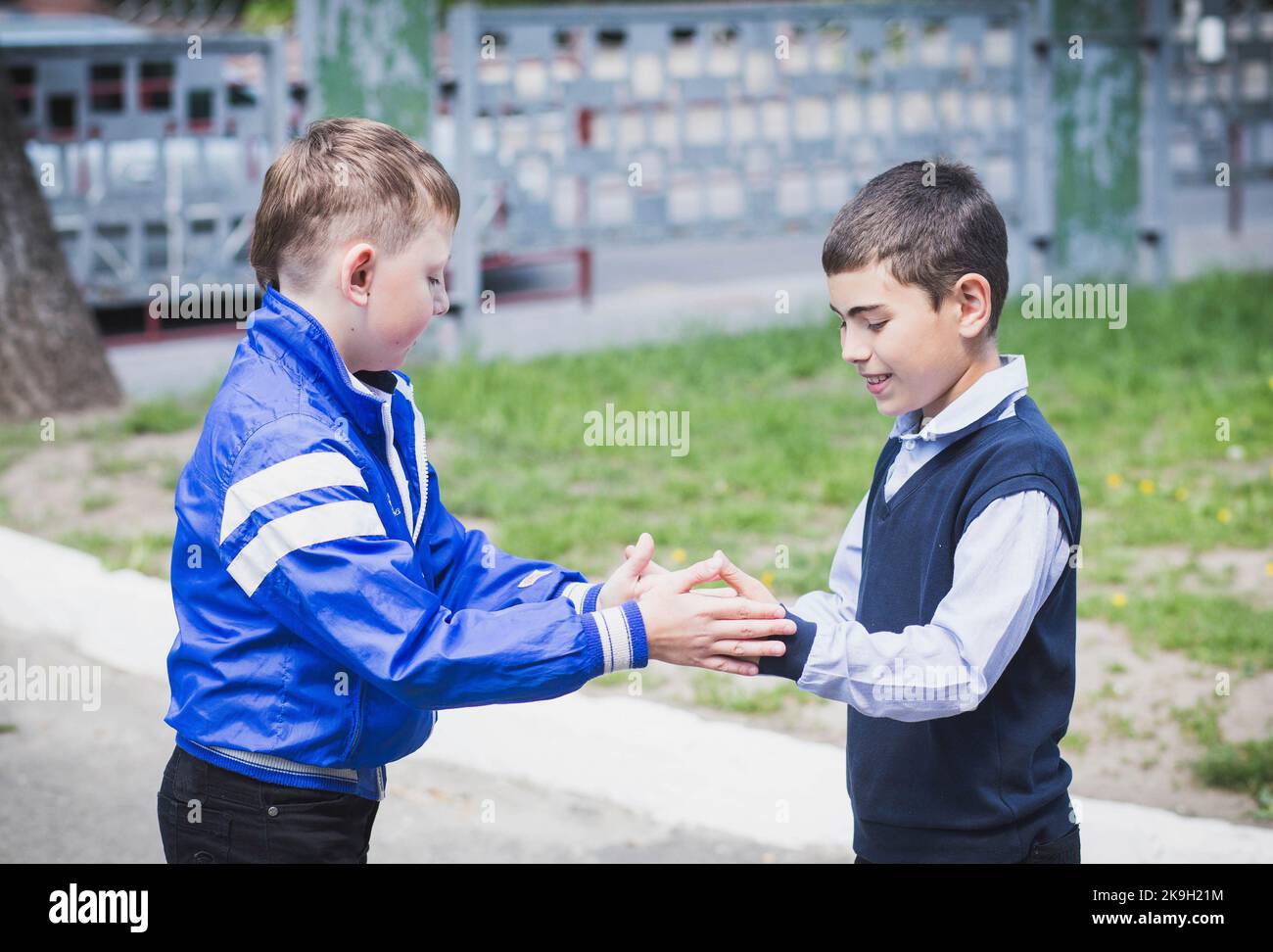 Junior schoolchild hi-res stock photography and images - Alamy