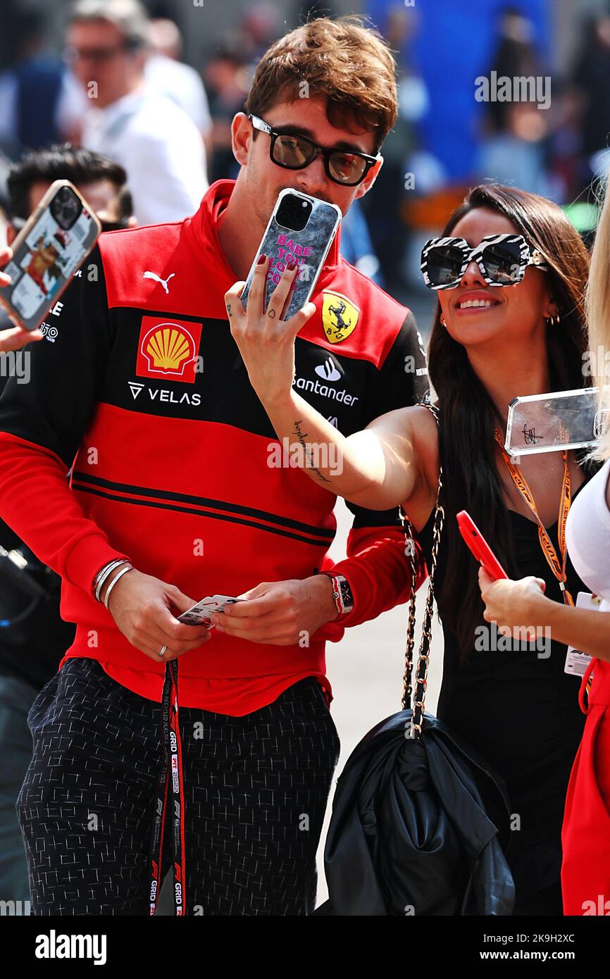 Mexico City Mexico 28th Oct 2022 Charles Leclerc Mon Ferrari