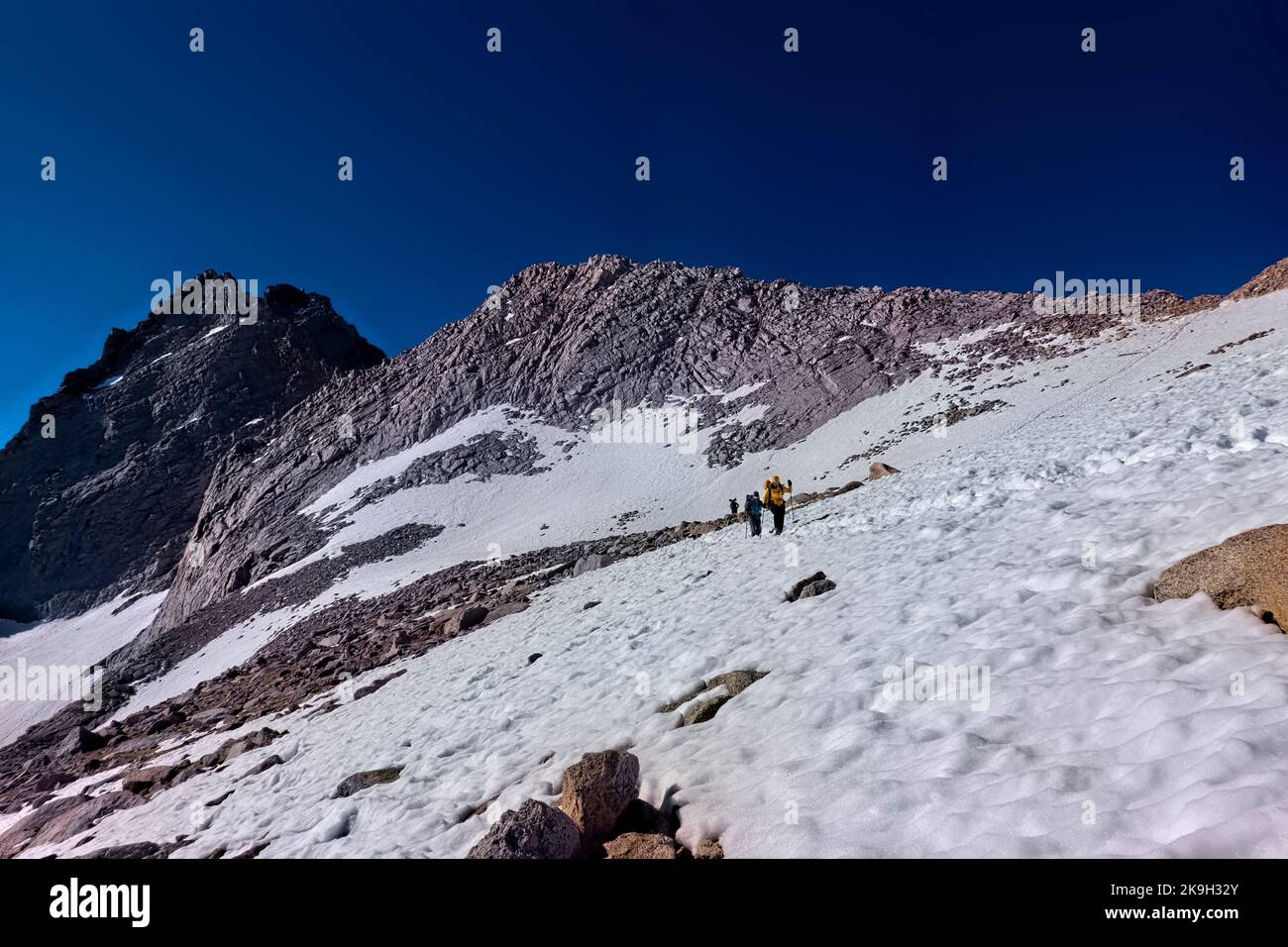 Descending Forester Pass, Kings Canyon National Park, Pacific Crest ...