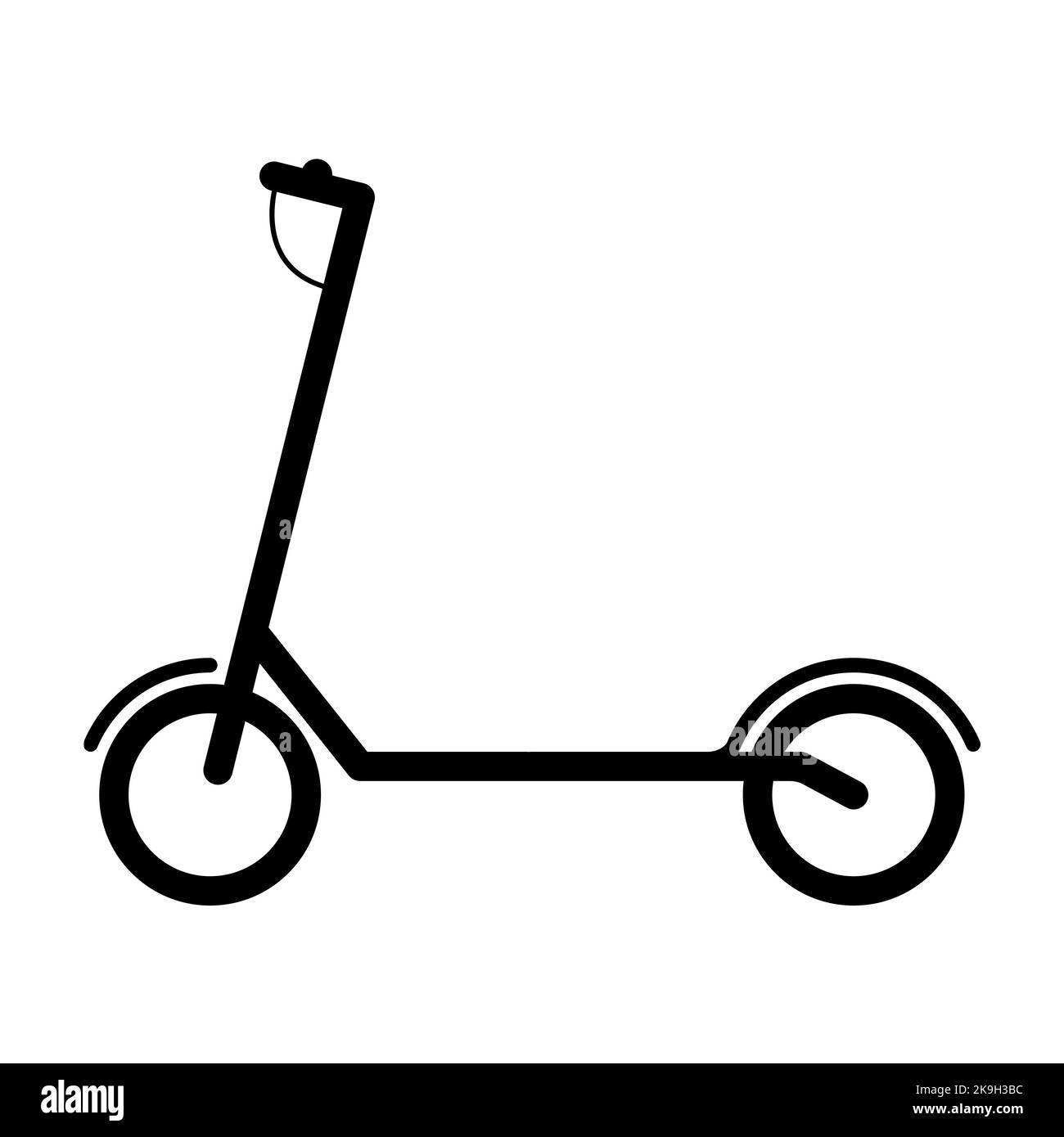 Electric scooter icon. Eco transport symbol. Vector illustration ...