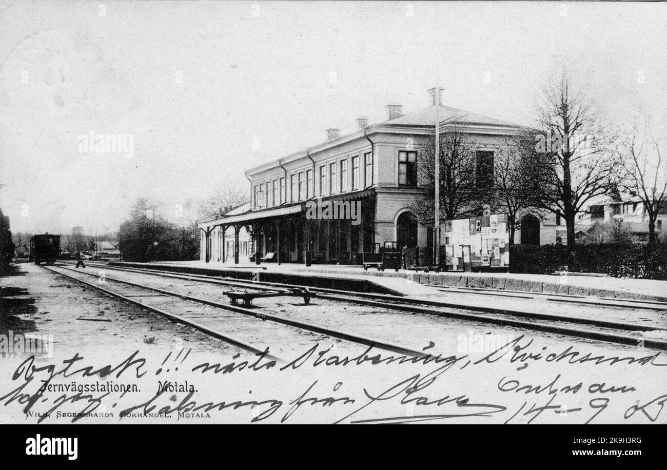 Motala station Black and White Stock Photos & Images - Alamy