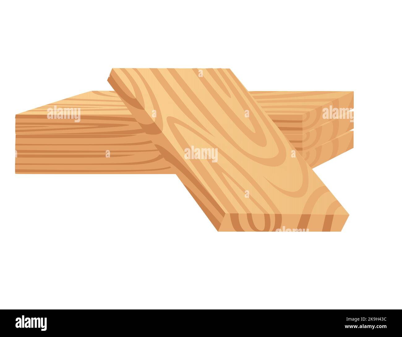 OSB Oriented strand board vector illustration isolated on white ...