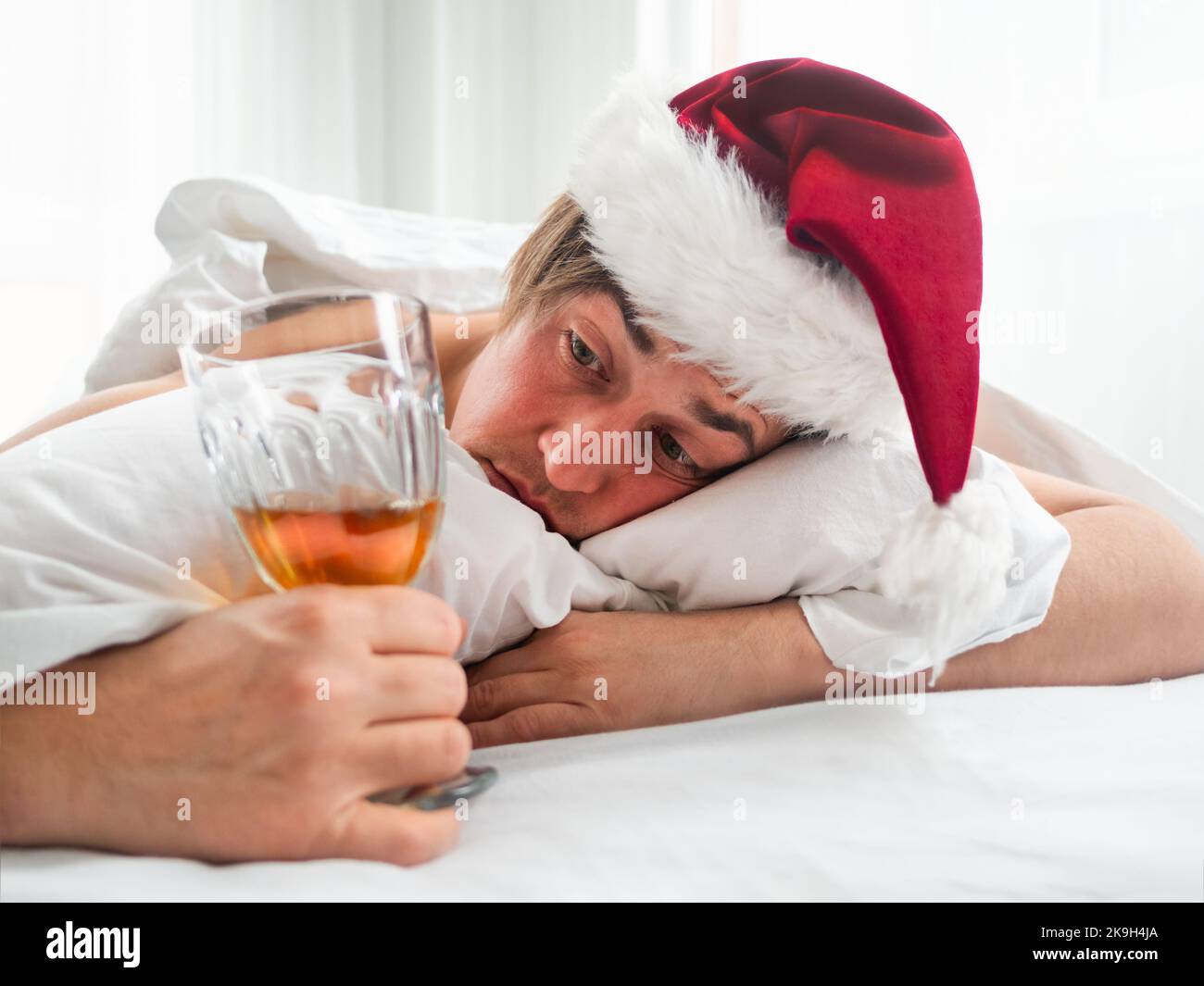 Santa Passed Out Drunk