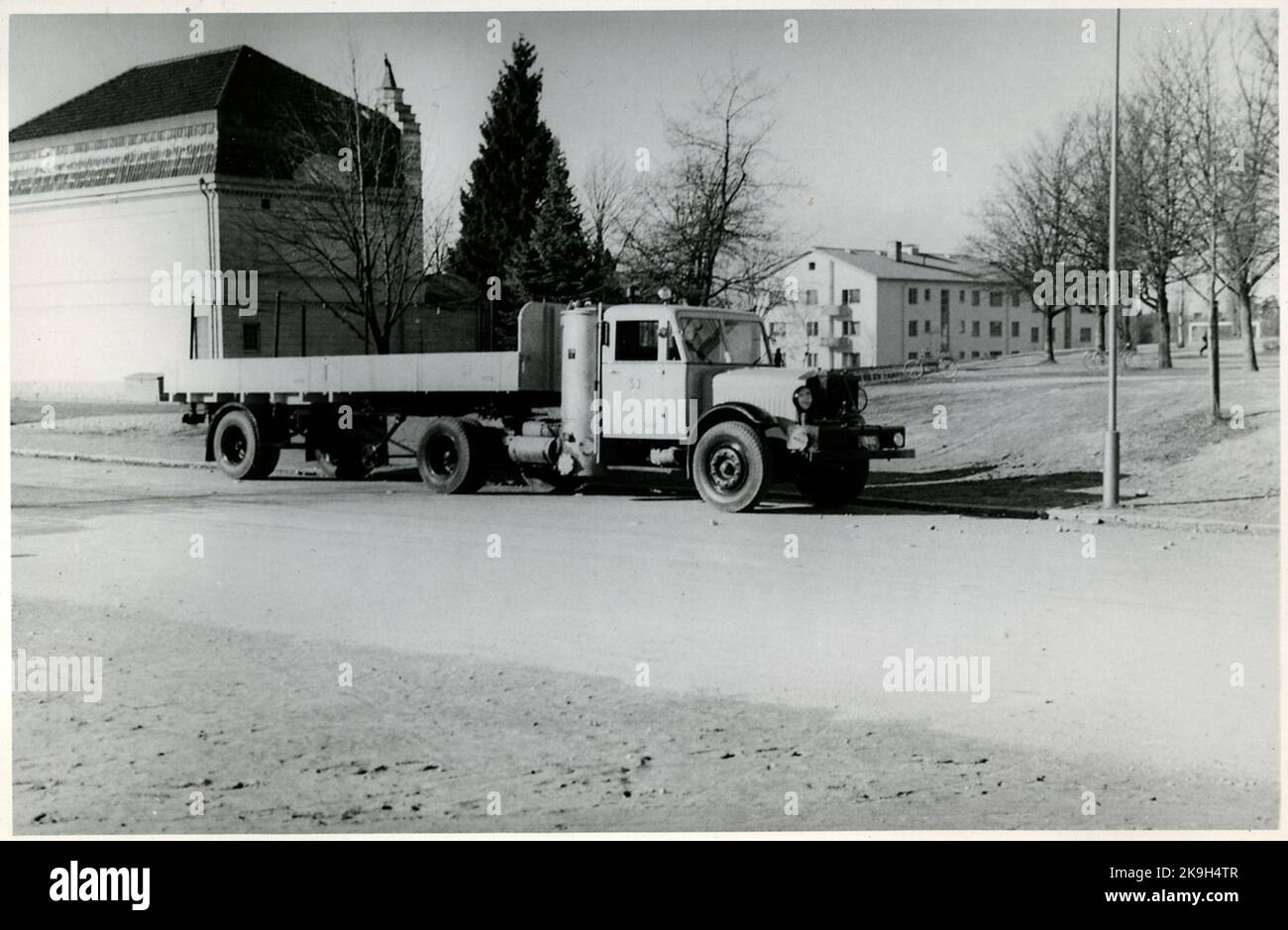 State railways, SJ truck with gear unit Stock Photo - Alamy