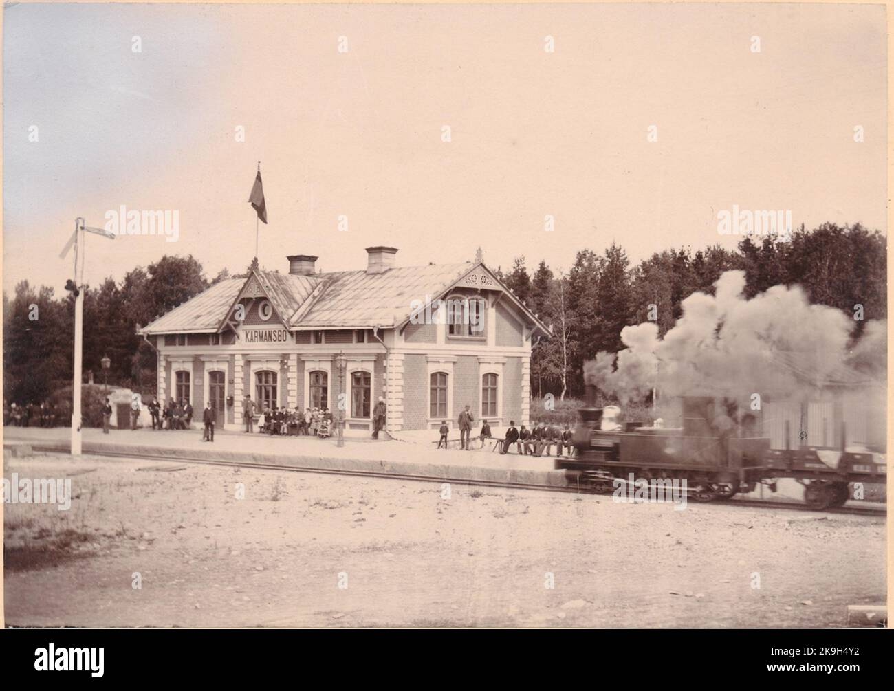 The station was built in 1866. But already in the 1870s the station ...