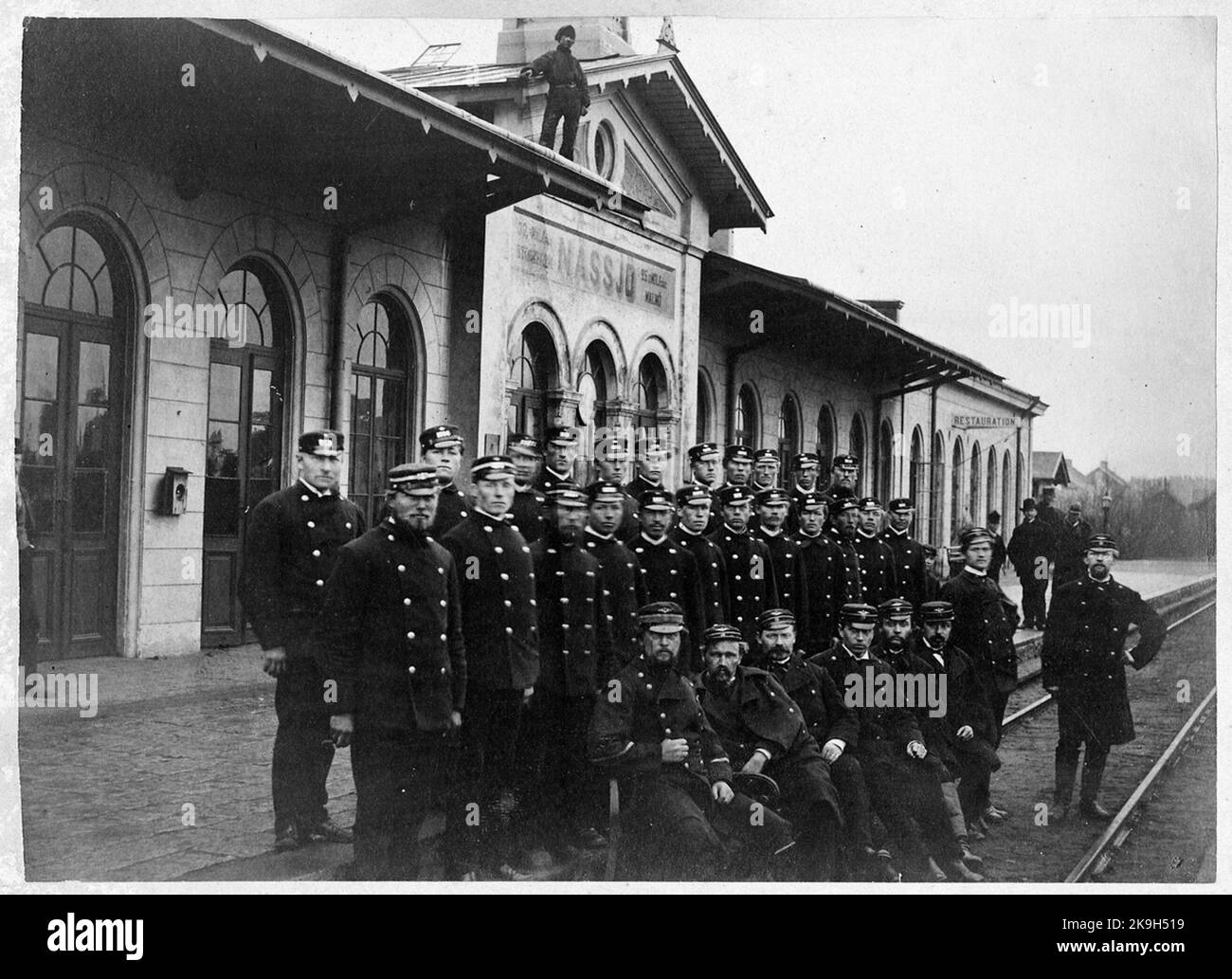Railways personnel Black and White Stock Photos & Images - Alamy