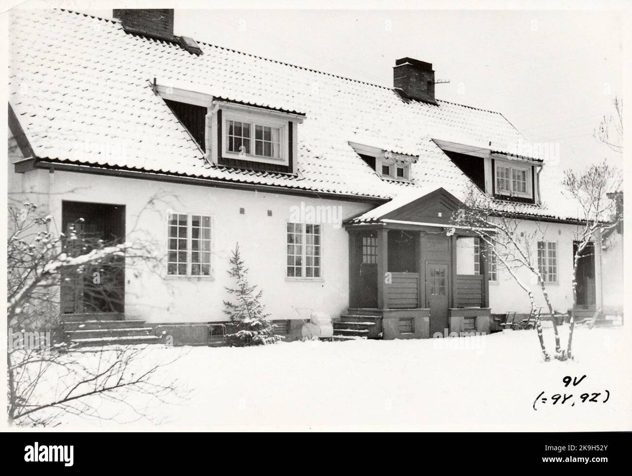 Bostain house in Ludvika Stock Photo - Alamy