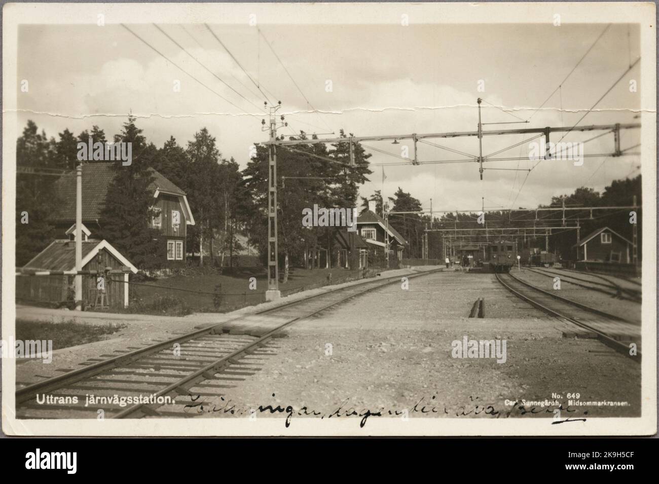 Uttran railway station Stock Photo - Alamy