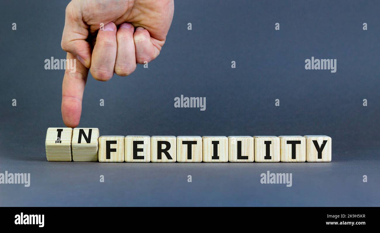Fertility or infertility symbol. Concept words Fertility or Infertility ...