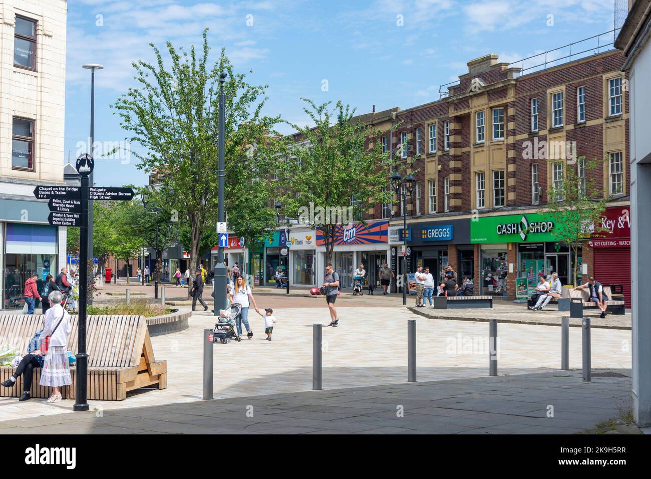 Effingham street rotherham high streets town centre south yorksh hi-res ...