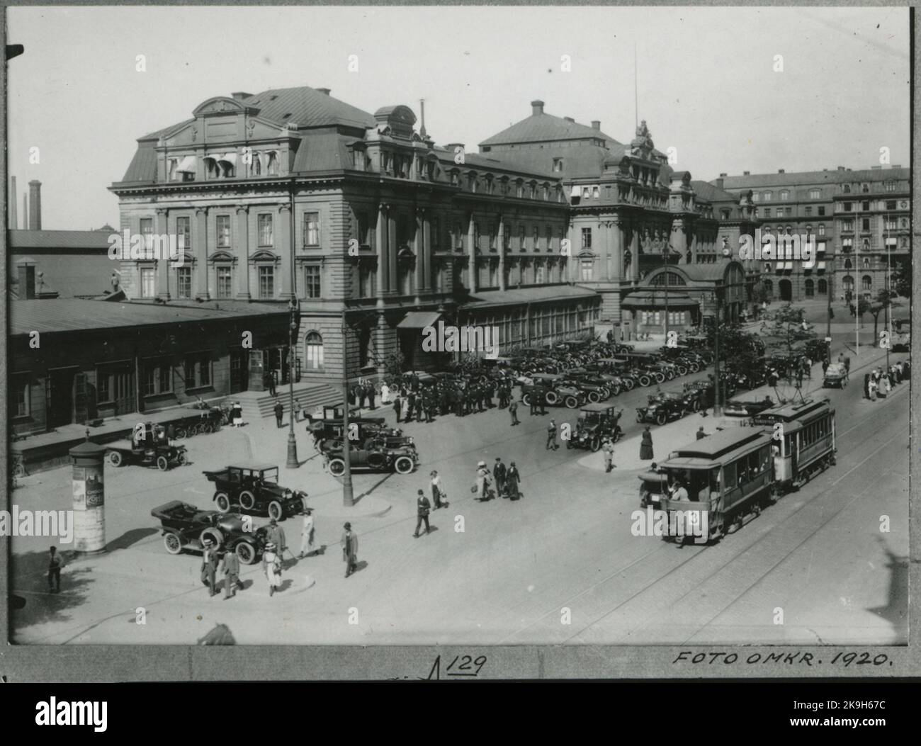 Stockholm Central seen from Vasagatan Stock Photo - Alamy