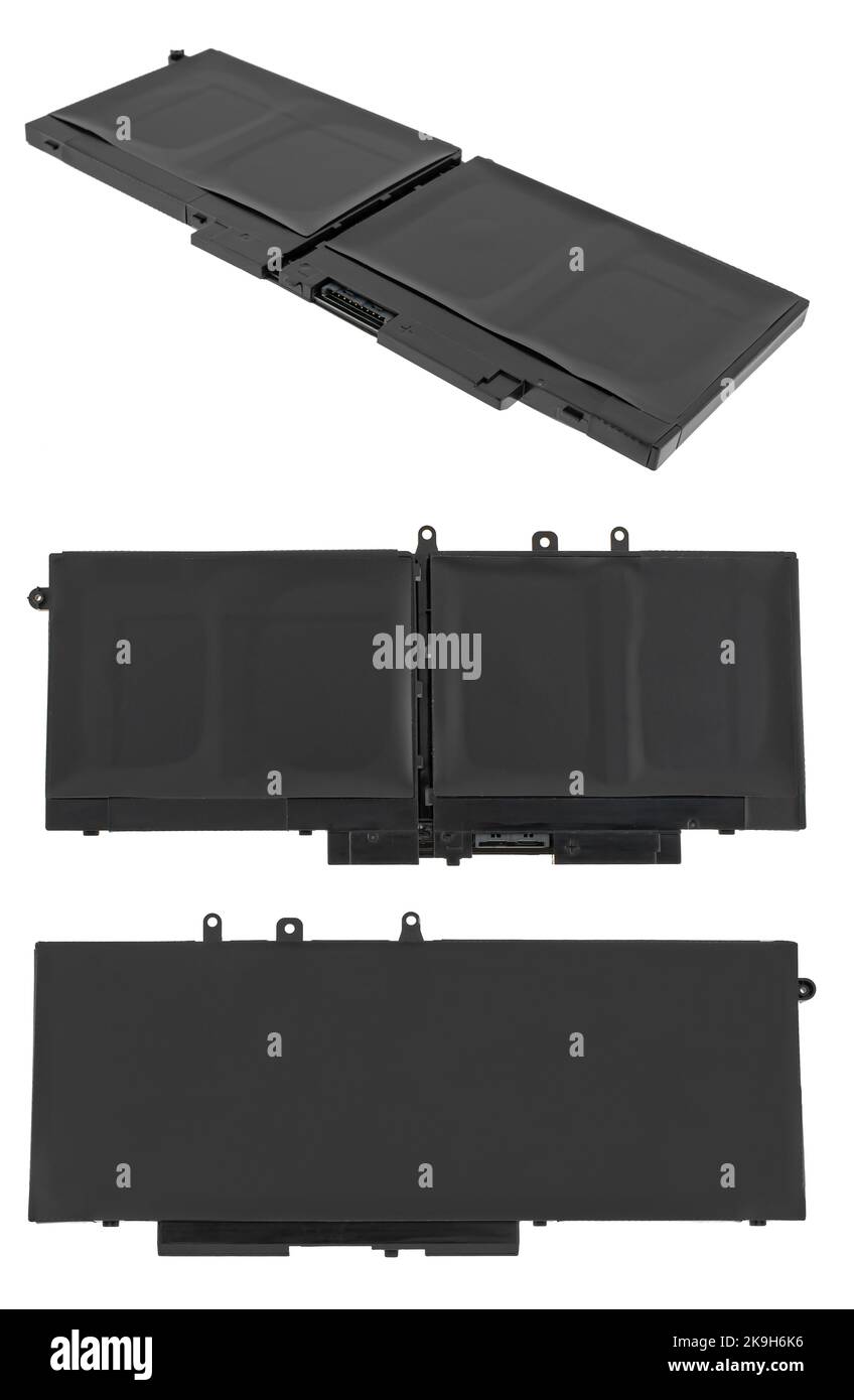 laptop battery, laptop spare part, white background Stock Photo - Alamy